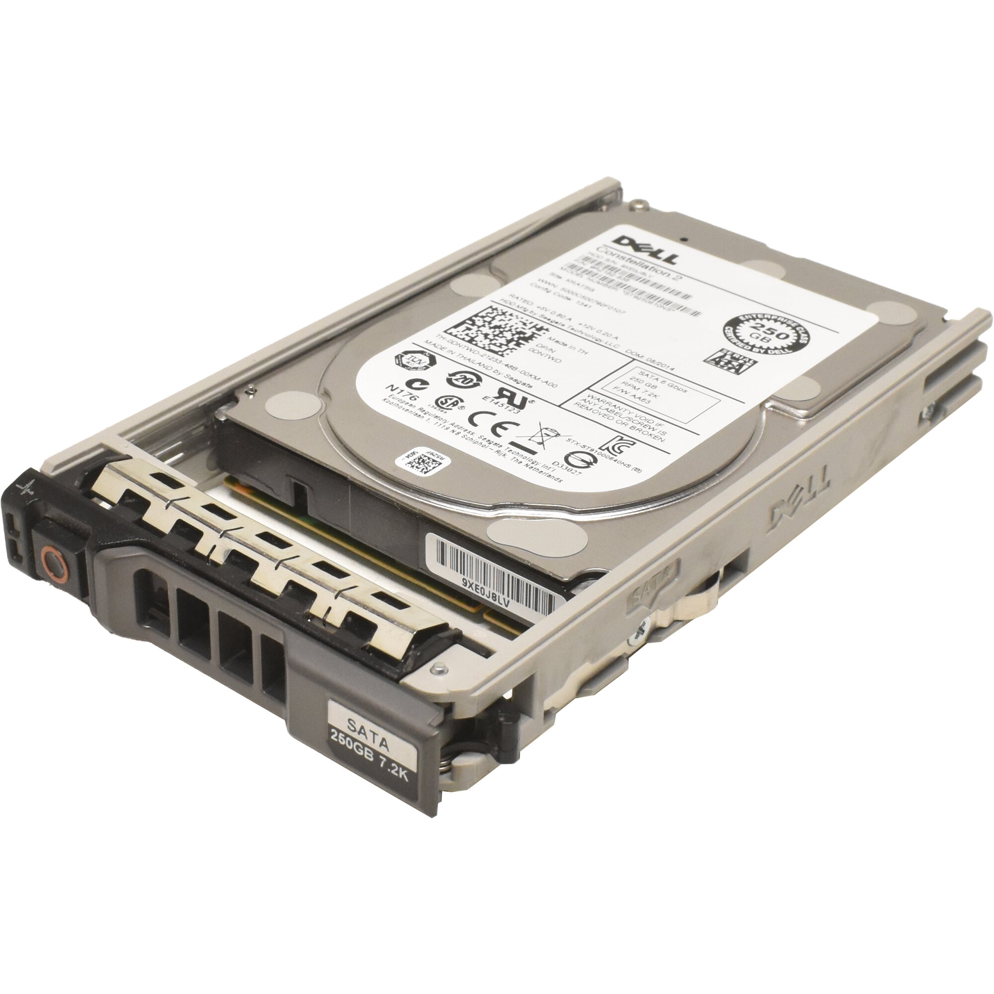 Dell 2.5" 250GB 7.2K 6G SATA HDD Festplatte ST9250610NS 0DNTWD + Rahmen ...