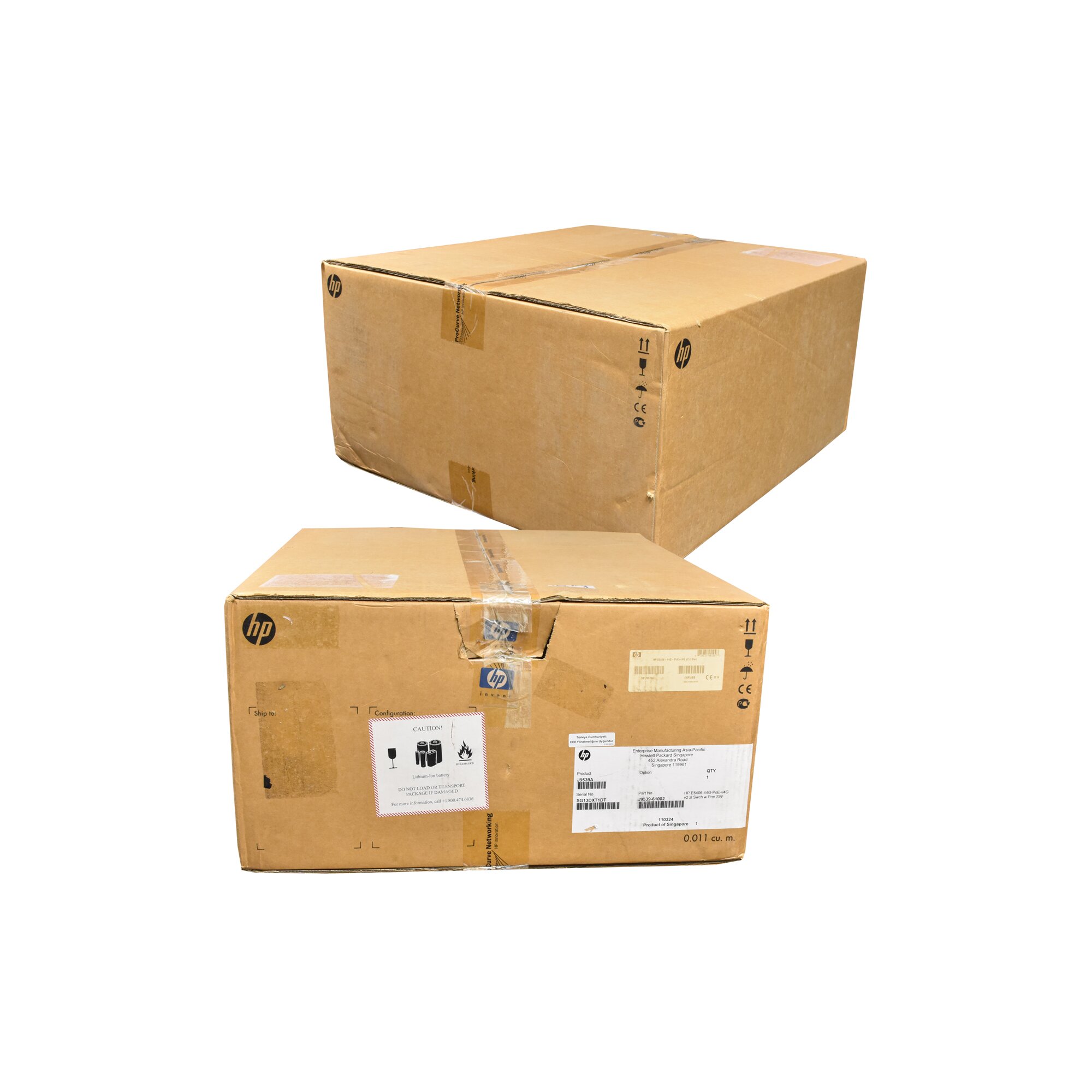 HP ProCurve E5406-44G-PoE+/4G v2 zl Premium Software J9539A 4U Switch ...