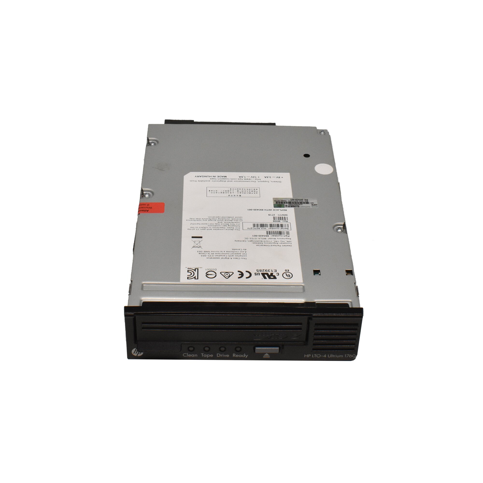 HP Bandlaufwerk Ultrium 1760 intern LTO-4 Tape Drive 693420-001 BRSLA ...