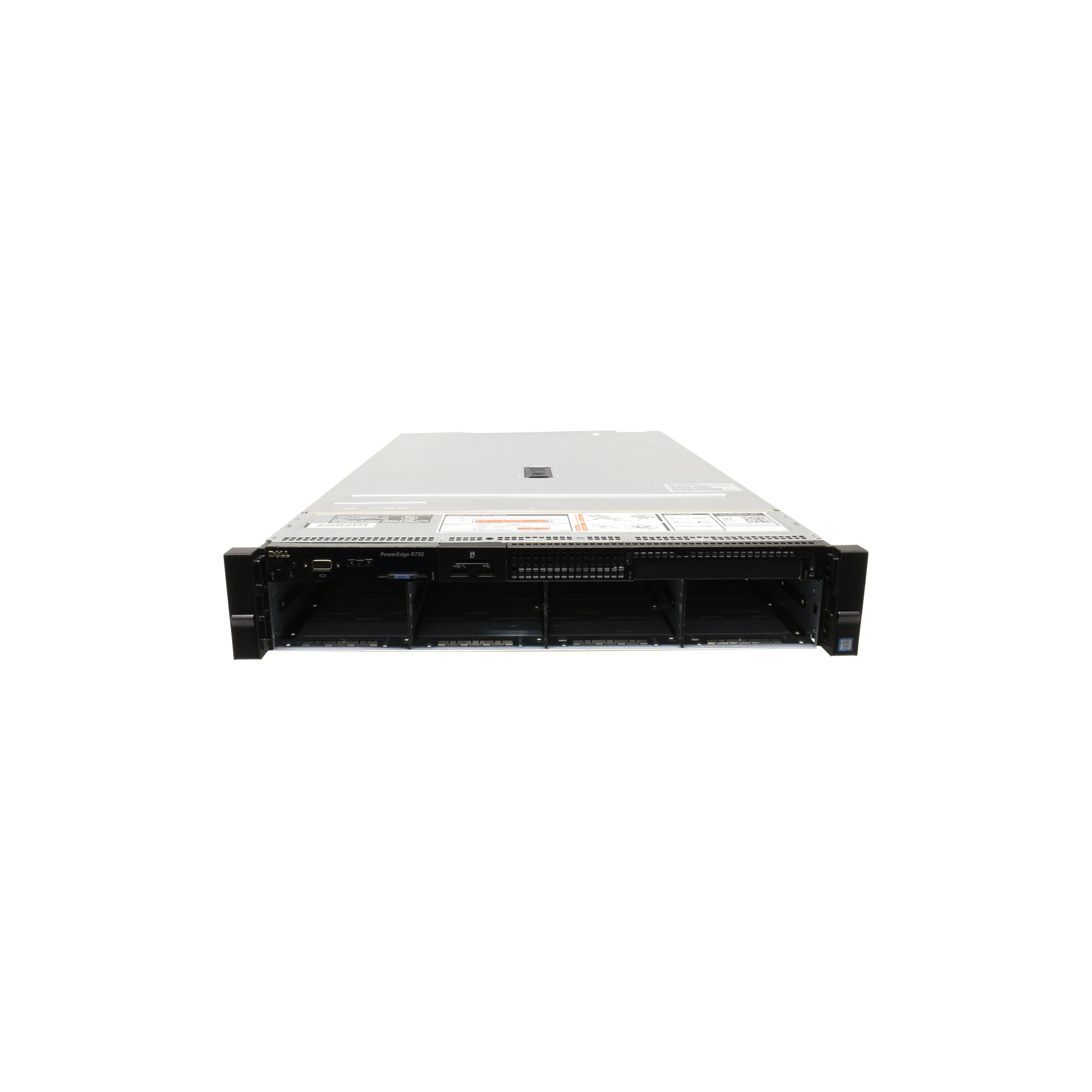Dell PowerEdge R730 Rack Server 2U ohne CPU mit CPU Kühler ohne RAM 8x ...