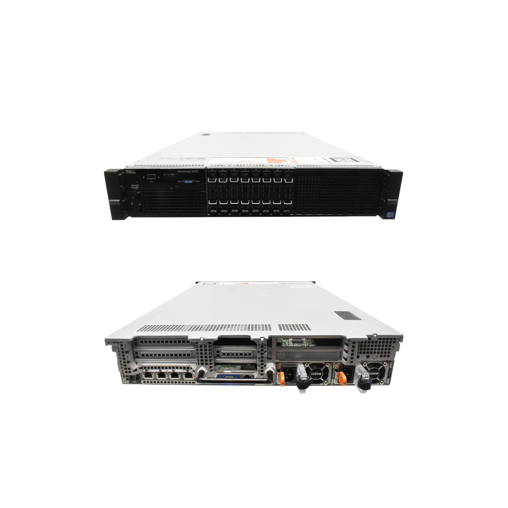 Dell PowerEdge R820 Rack Server ohne CPU ohne RAM 4x Kühler H710 8x SFF ...