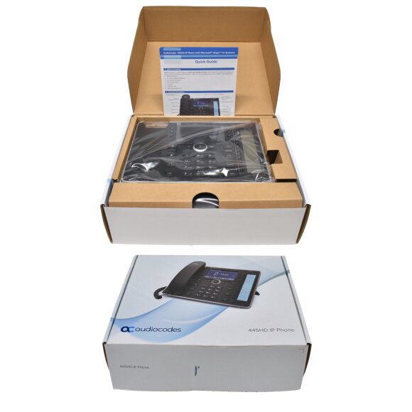 AudioCodes 445HD IP Phone GGWV00649 UC445HDEG-BW !!Neu, in geöffneter ...