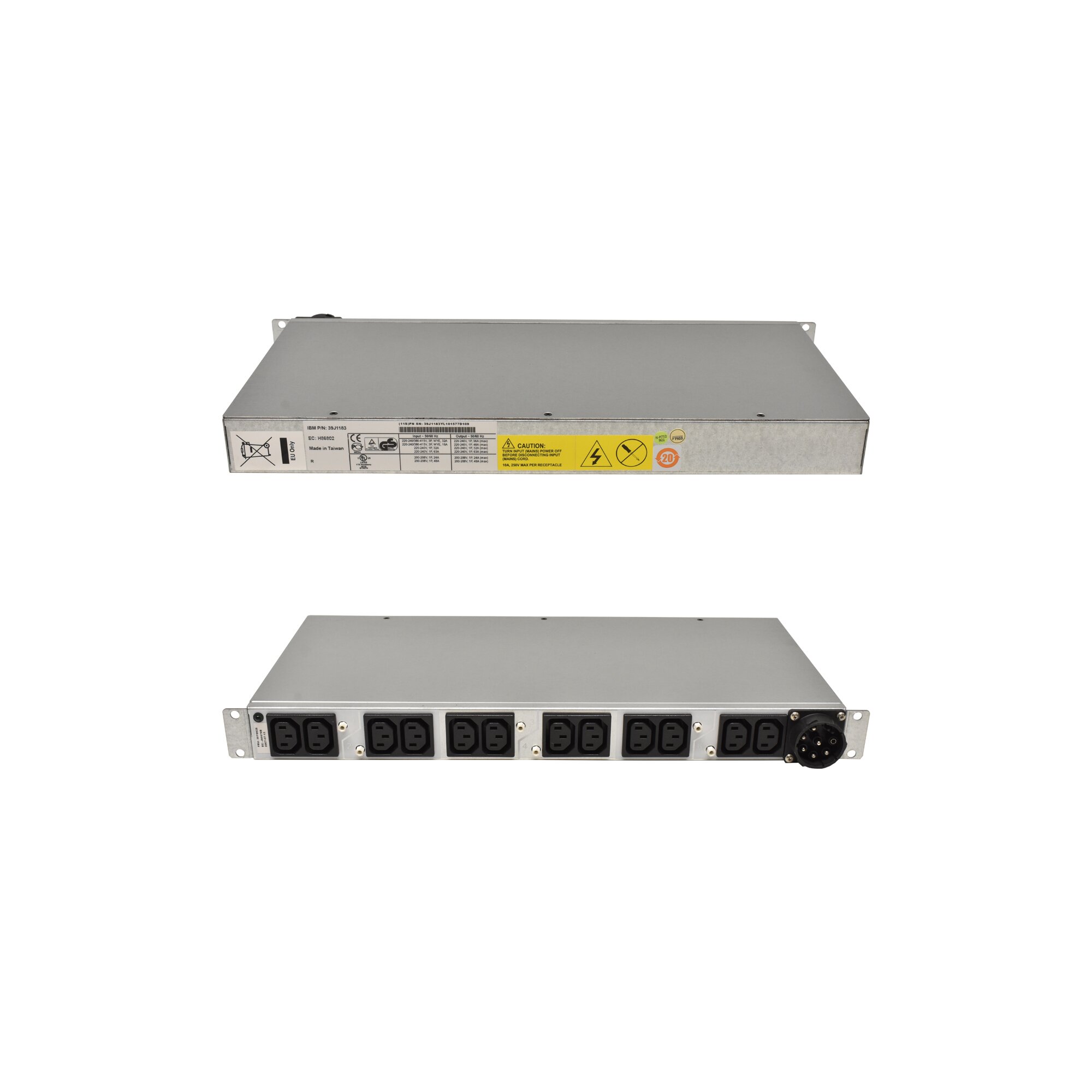 IBM PDU 39J1183 39J8925 12x C13 3 Phasen mit Halterung - Piospartslap