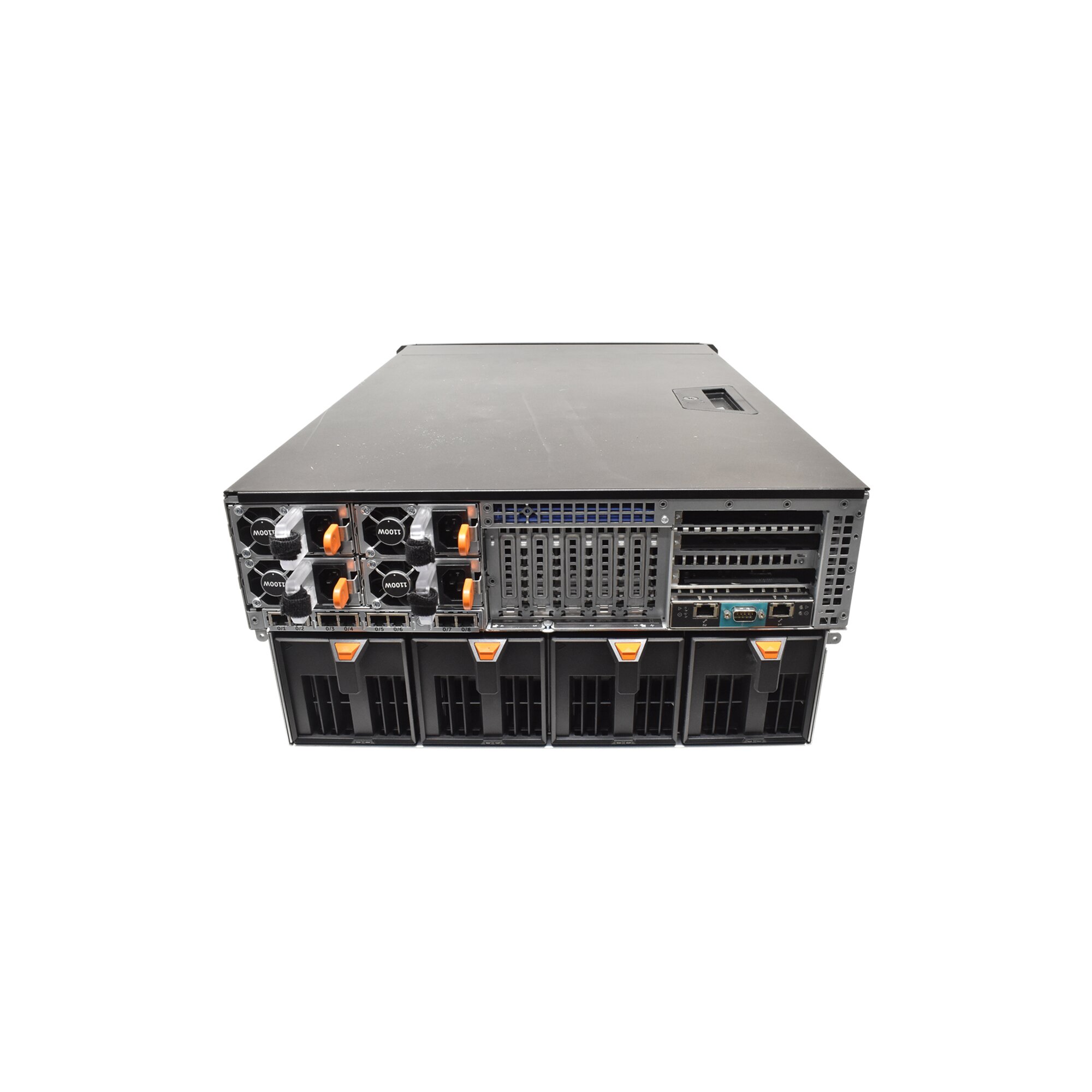 Dell PowerEdge VRTX 5U Rack Chassis 0Y1F41 mit 4x 1100W PSU, 4x Fan ...