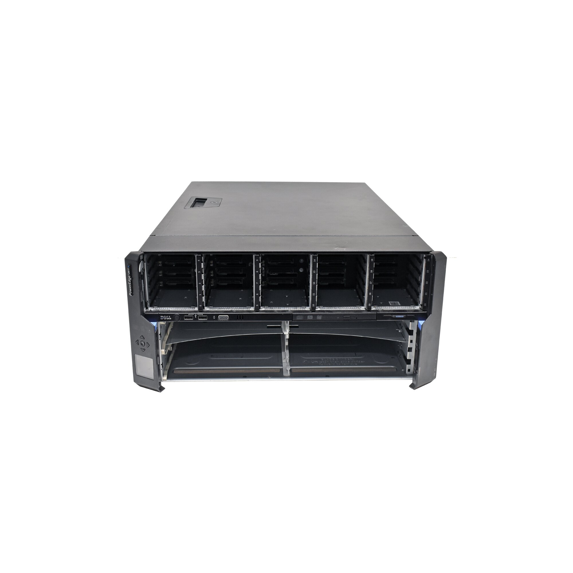 PowerEdge VRTX 4x 1100W PSU 4x Fan Module 2x Perc8 2x CMC 0Y1F41 25x ...