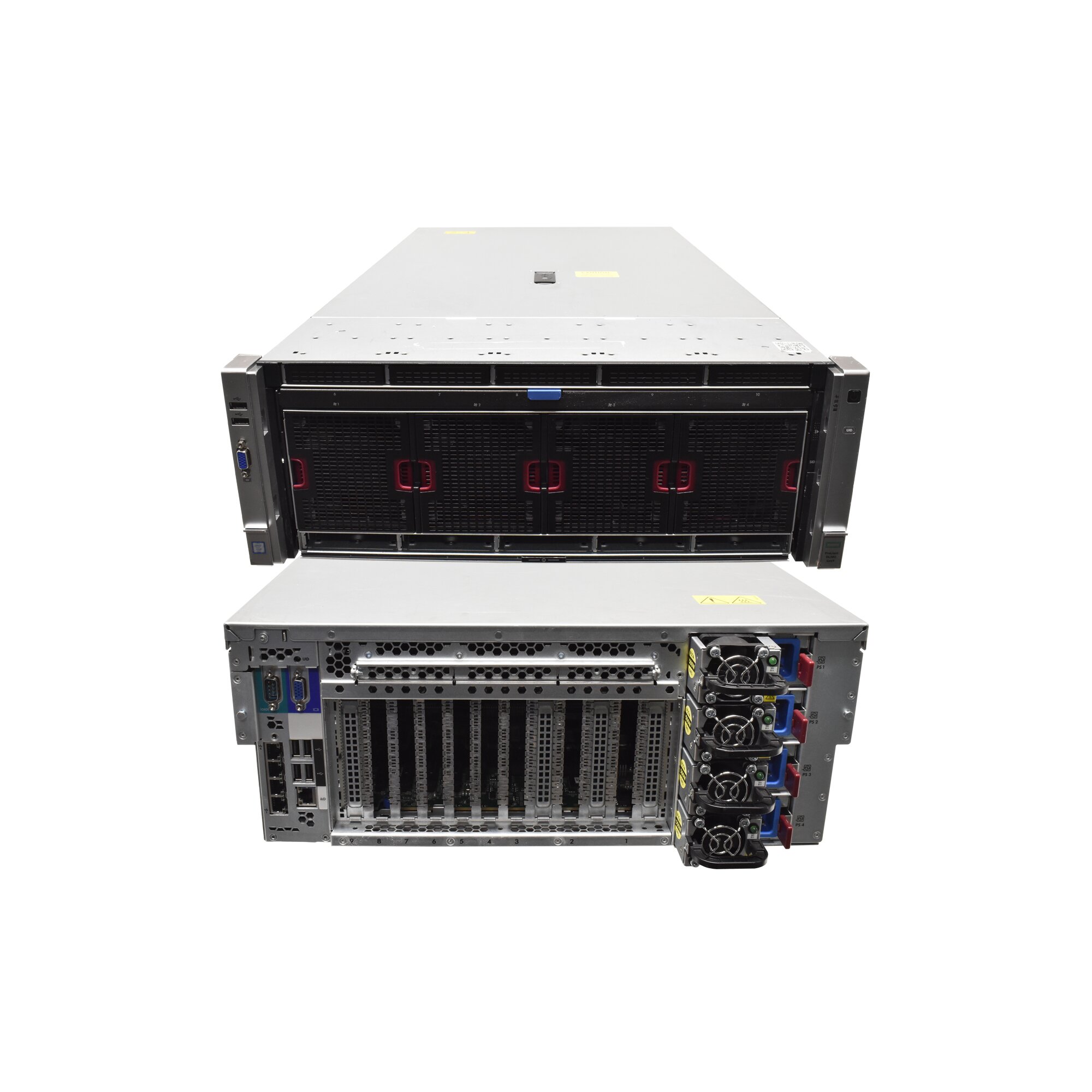 HP ProLiant DL580 G9 4x E7-8860 V3 2.20Ghz 128GB RAM 10 Bay 2,5 4x1500W ...