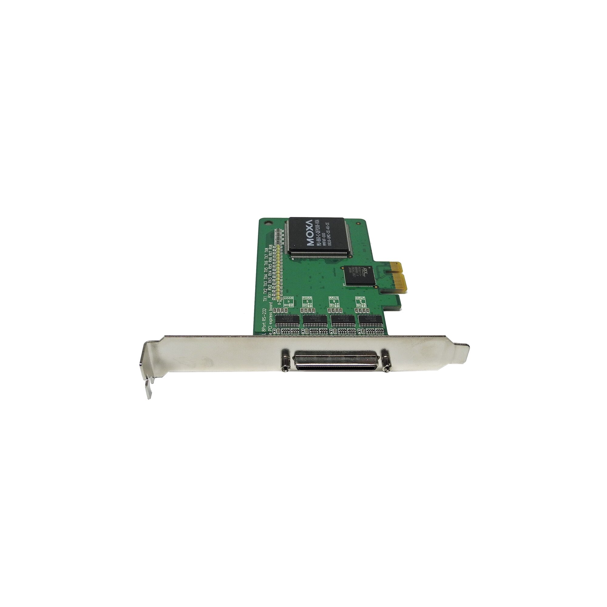 MOXA CP-168EL 8-Port PCIe x1 RS-232/422/485 Serial Interface Card ...