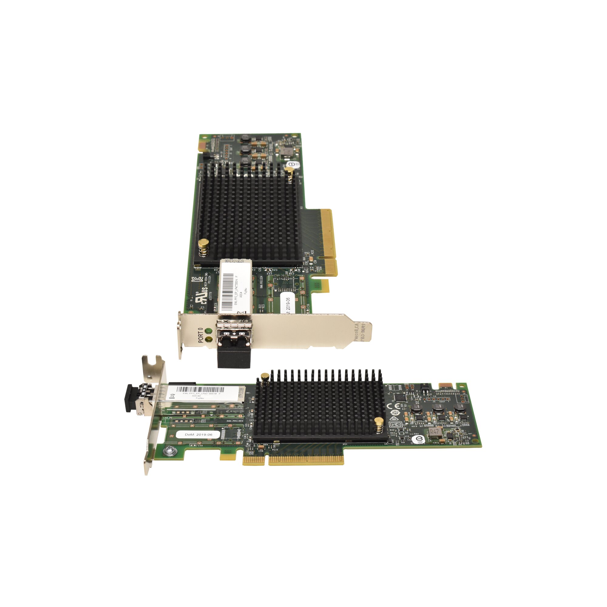 Emulex Fujitsu LPe3100-M6-F 1x 16Gb/s PCIe x8 FC Gbic P011324-23F LP ...