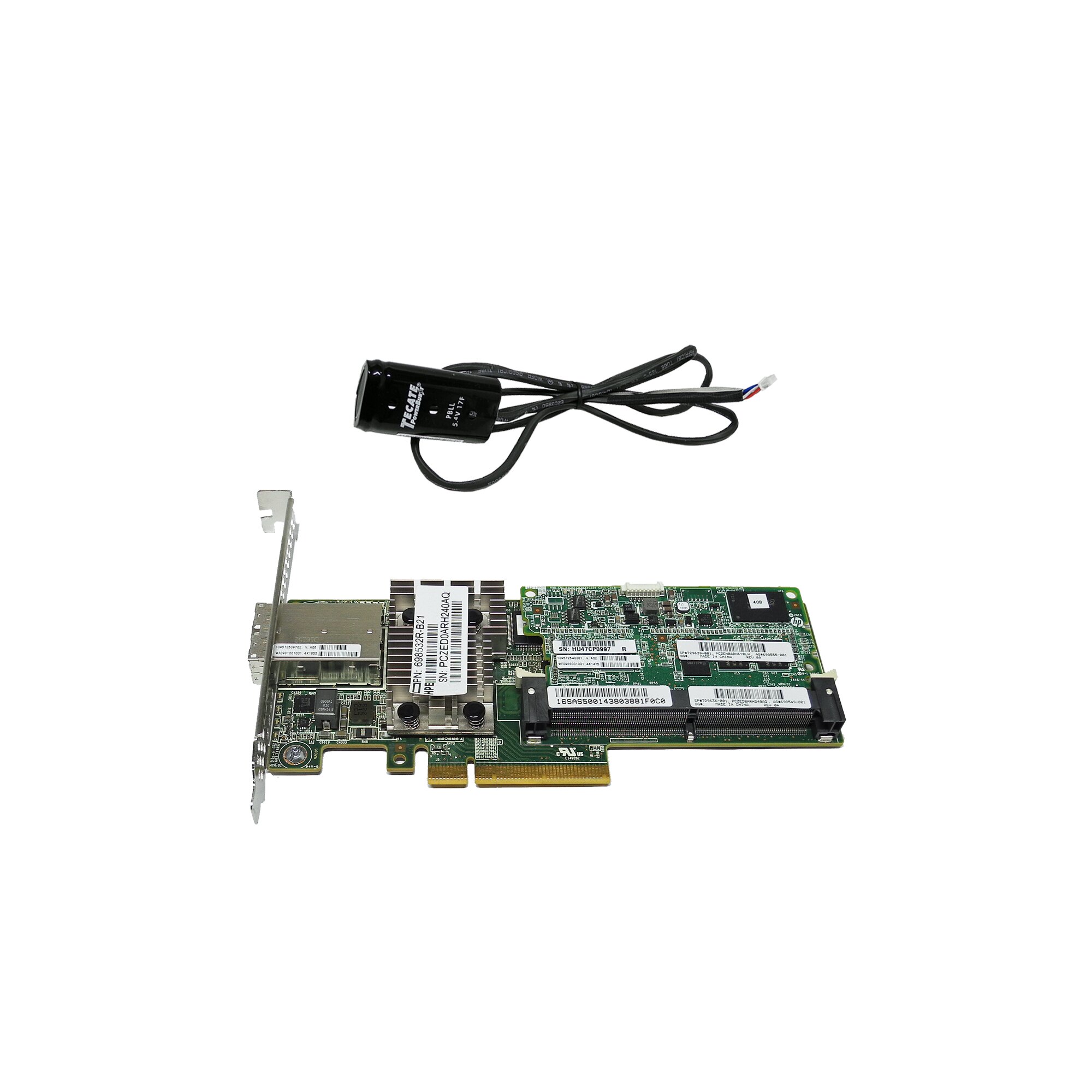 HP Smart Array P431 4GB FBWC 12Gb 2-ports SAS RAID Controller 729636 ...