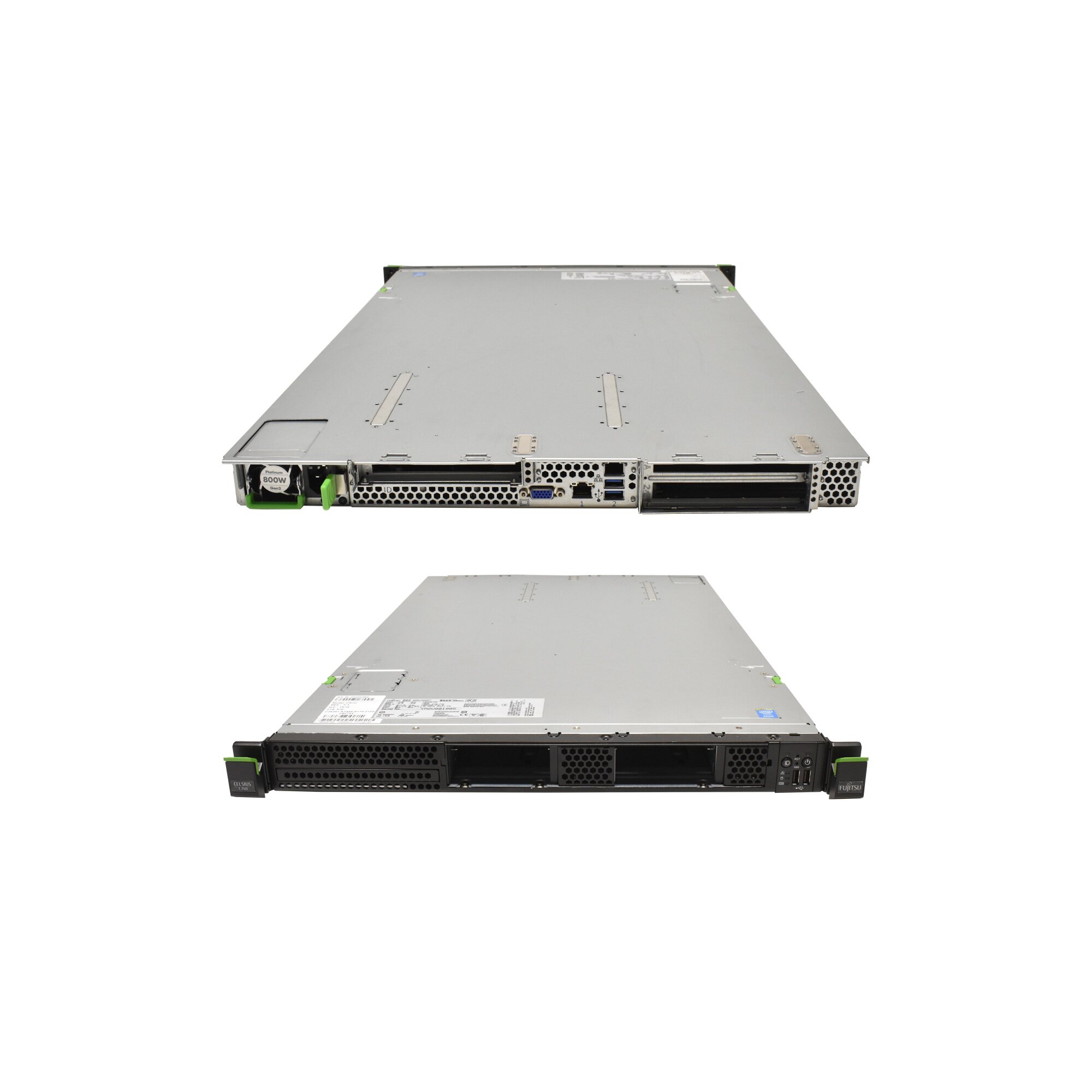 Fujitsu Celsius C740 Rack Workstation E5-1620 V4 32GB RAM PC4 no HDD 4x ...