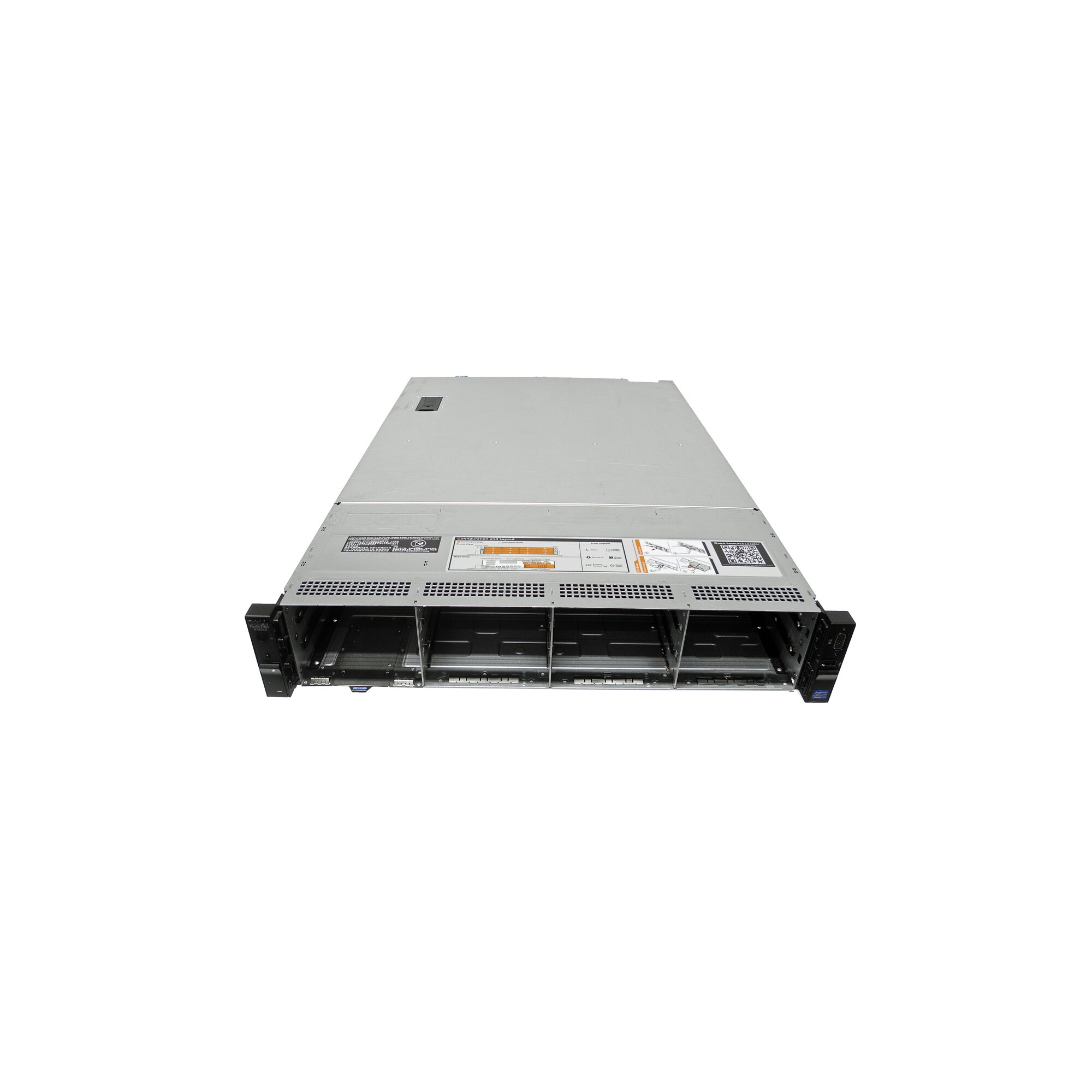 Dell PowerEdge R720xd Server 2U H710 mini 2xE5-2690 128GB 12x LFF 3,5 ...