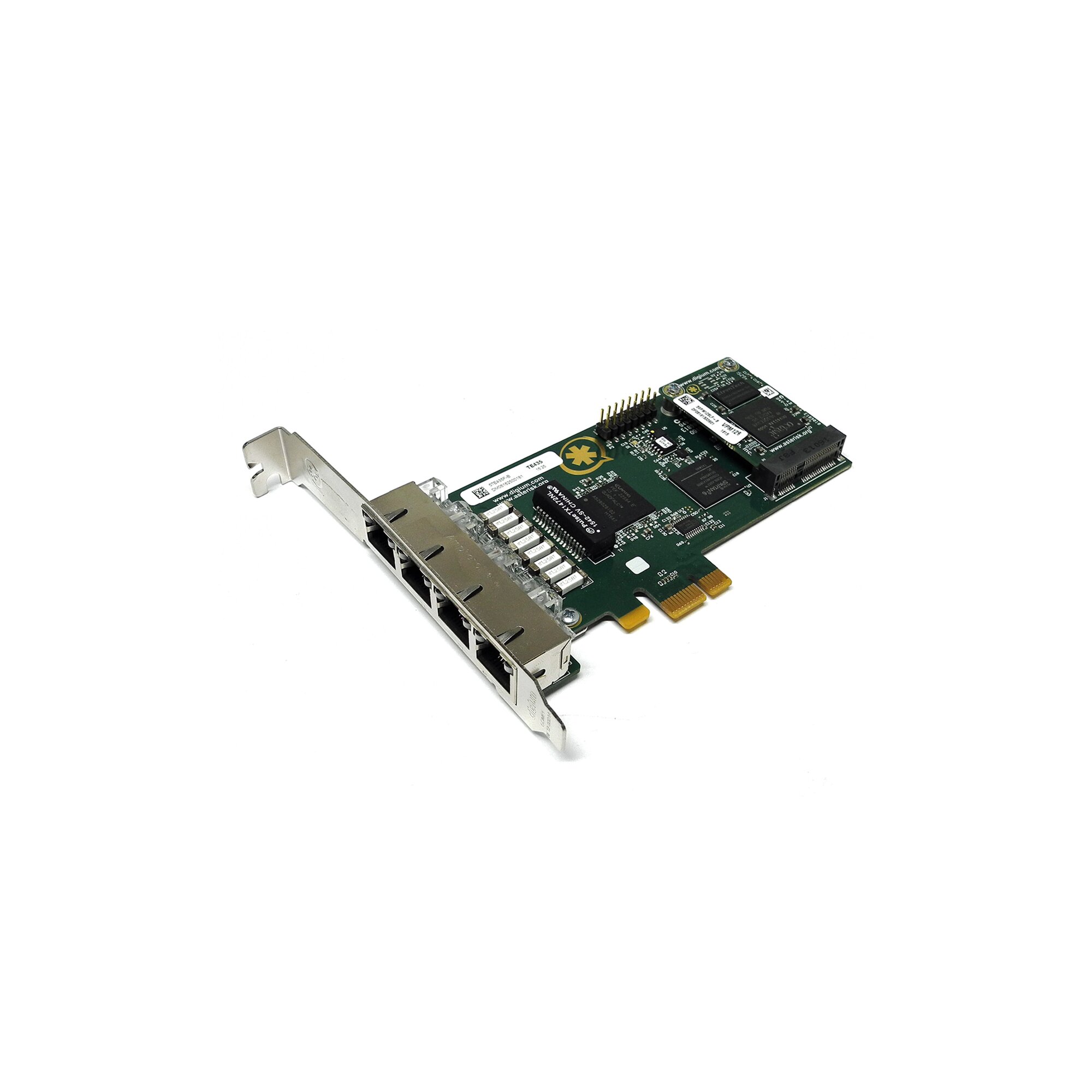 Digium Asterisk TE435F-B Digital Telephony Interface Card with VPM128 ...