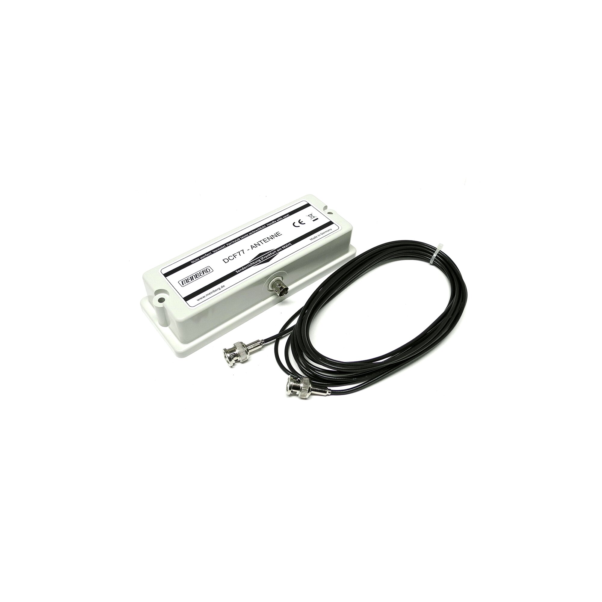 MEINBERG DCF77 Innenantenne AI01 im Kunststoffgehäuse mit RG58 ...