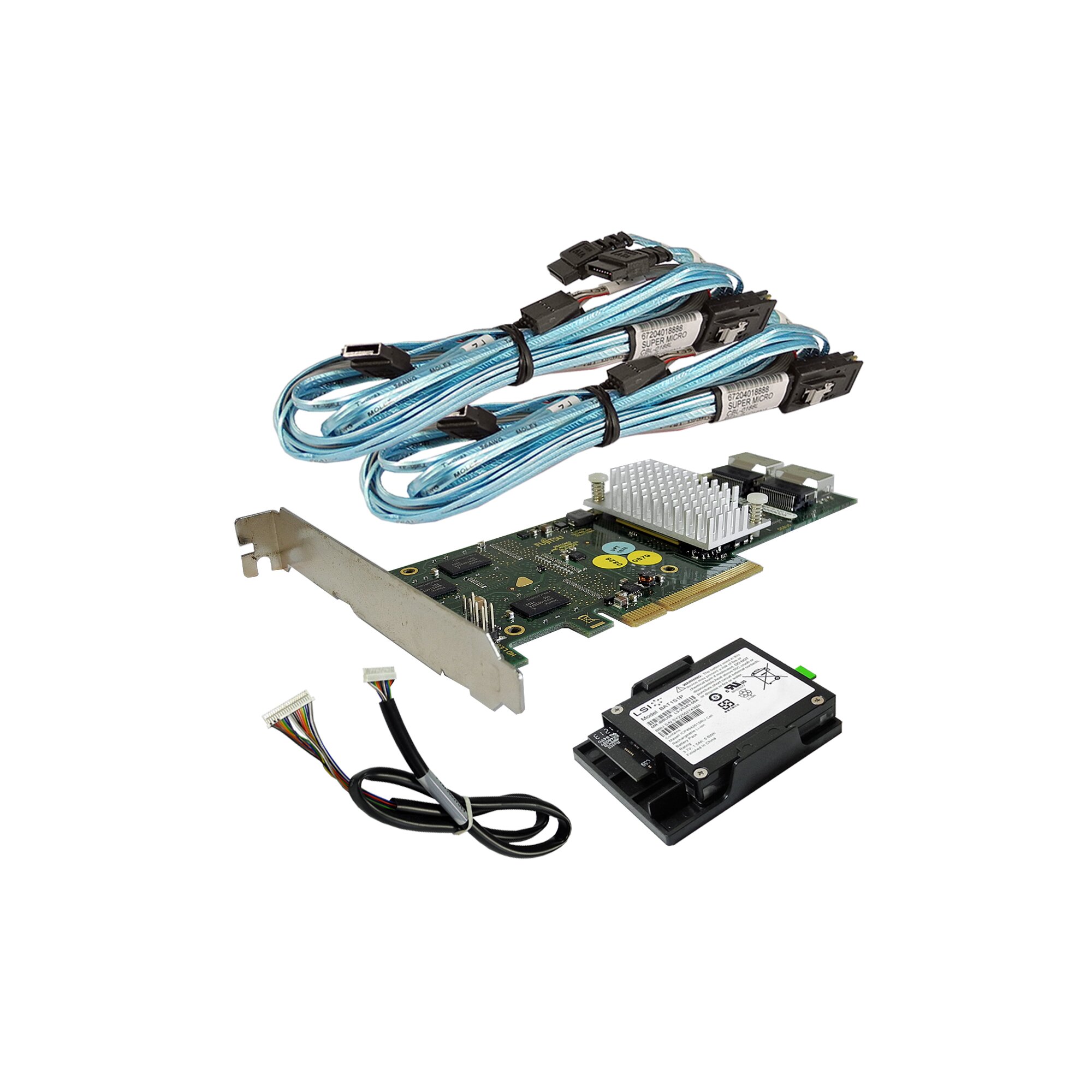 Fujitsu D2616-A22 GS1 6Gb PCIe x8 Dual-Port SAS RAID-Controller + iBBU ...