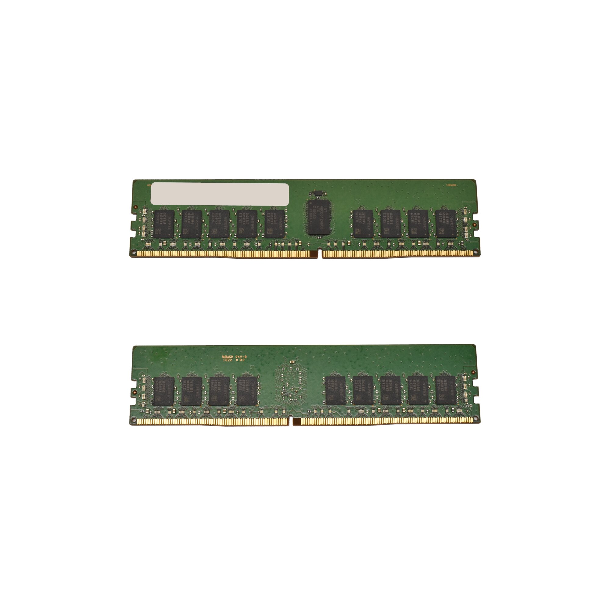 32GB Samsung 2x16GB 1Rx4 PC4-2400T-RC1-11-DC0 Server RAM ECC DDR4 ...