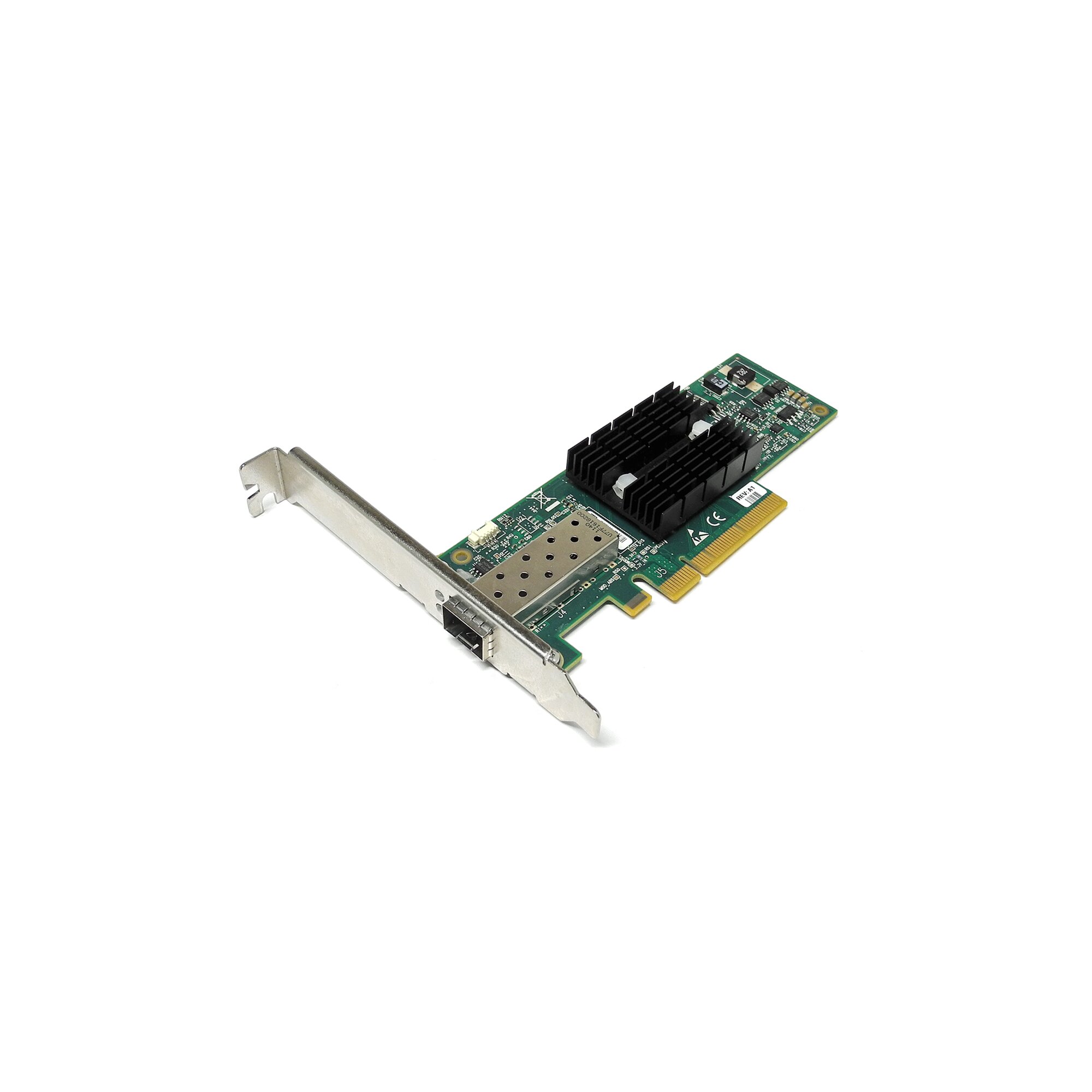 Mellanox ConnectX-2 HP 671798-001 Single Port 10 GbE FC PCIe x8 Network ...