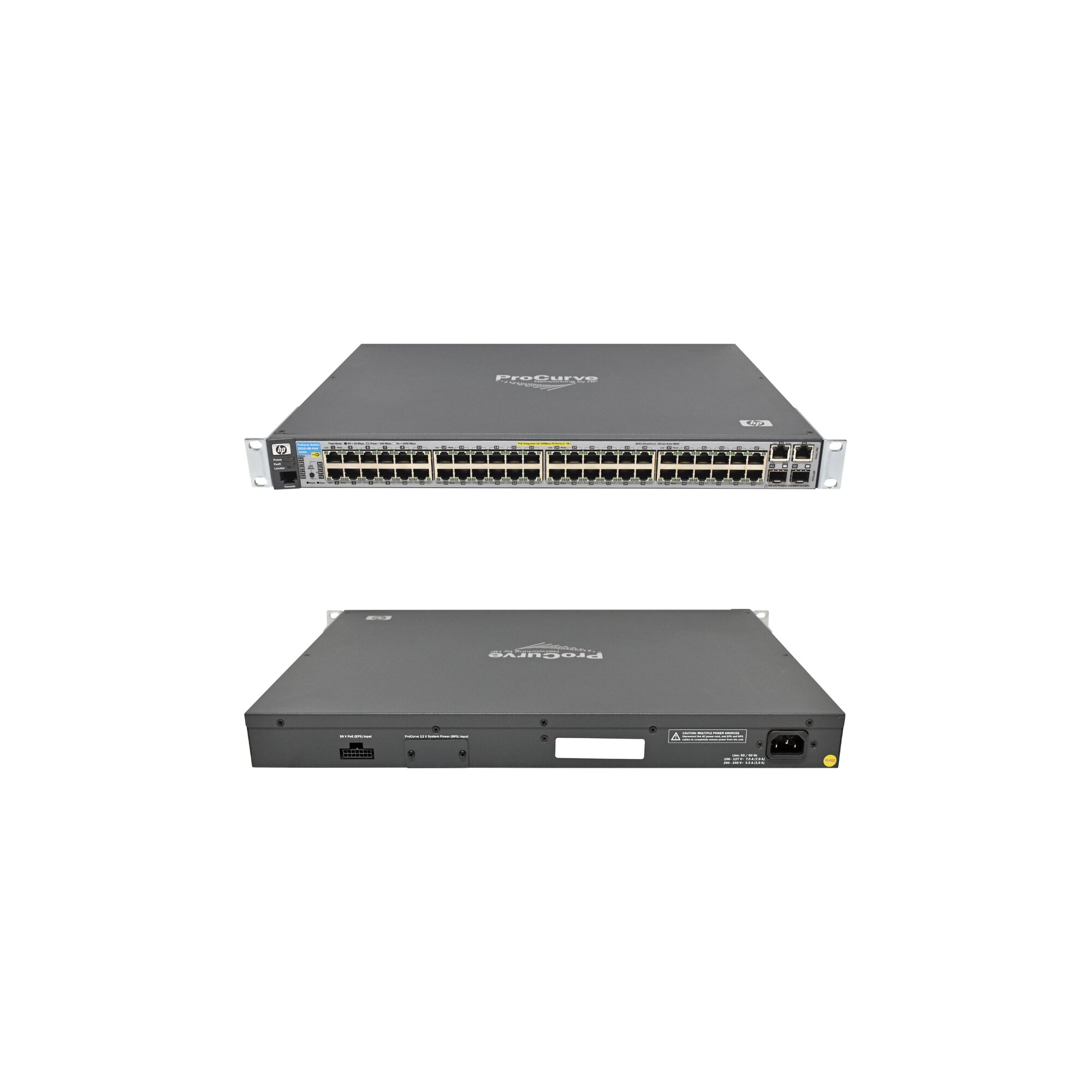 HP ProCurve 2610-48-PWR 48 Port Switch +2 1000 BaseT Ports + 2 SFP ...