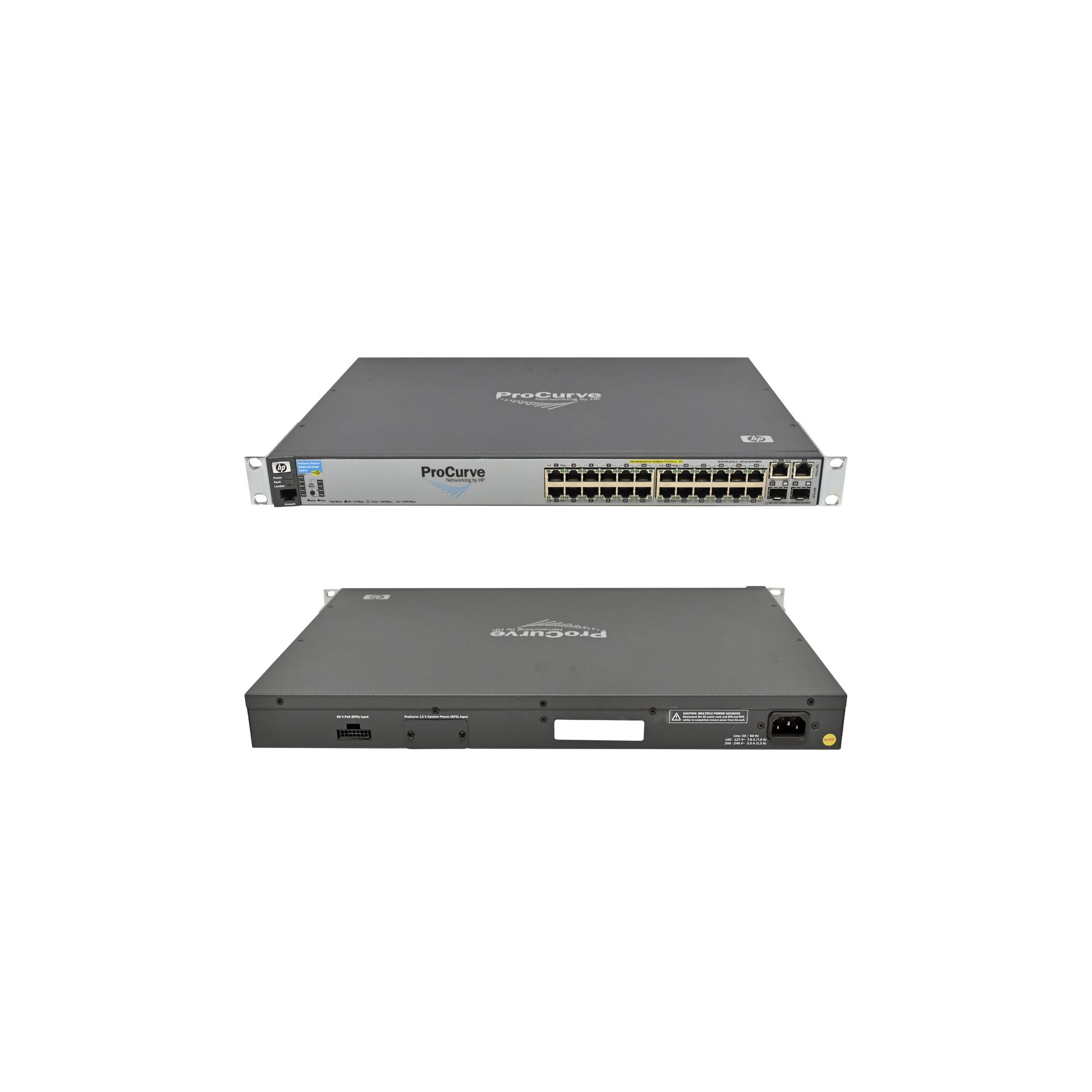 HP ProCurve 2610-24-PWR 24 Port Switch +2 1000 BaseT Ports + 2 SFP ...