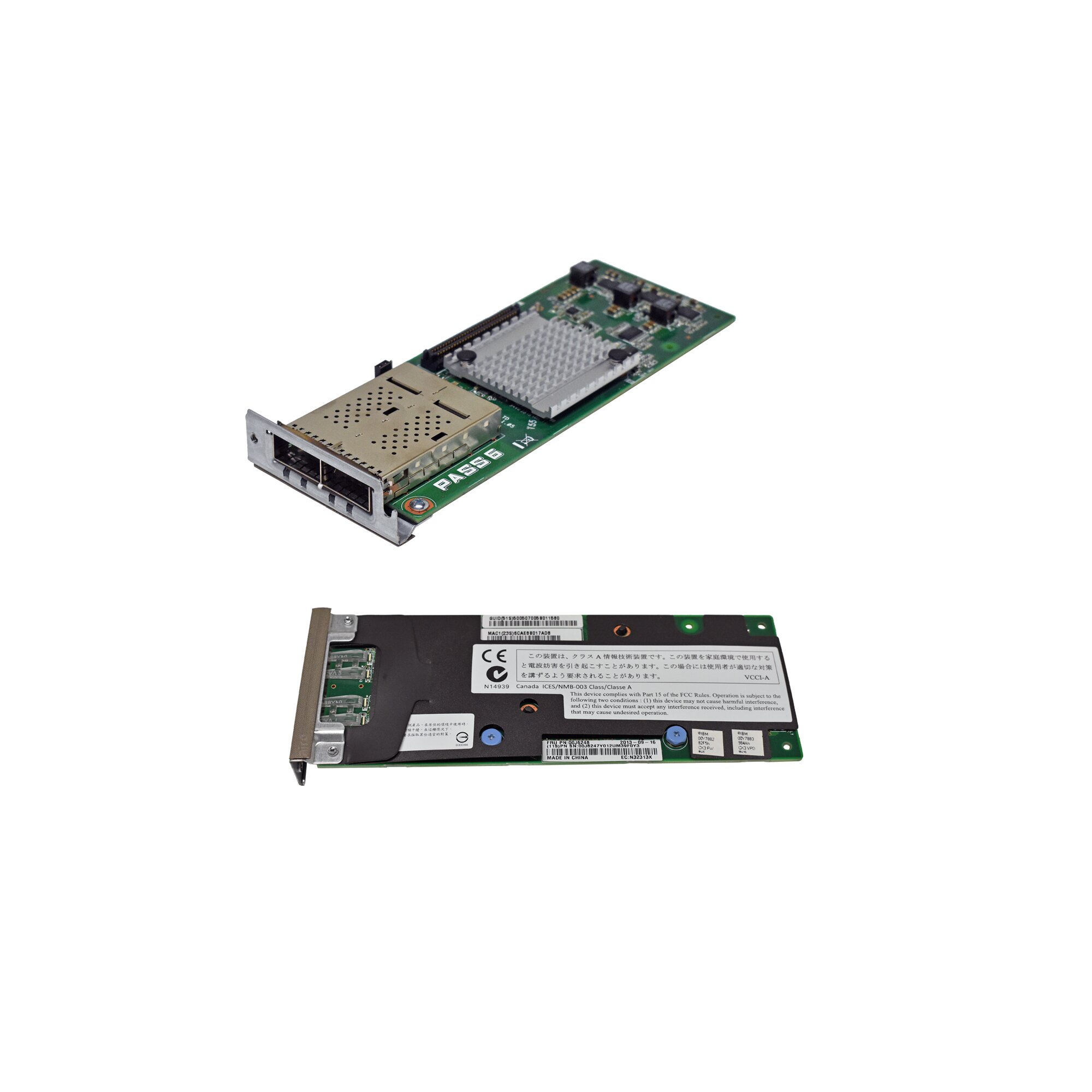 IBM Dual Port 00J6248 FDR Infiniband Adapter Pass 6 für IBM System ...