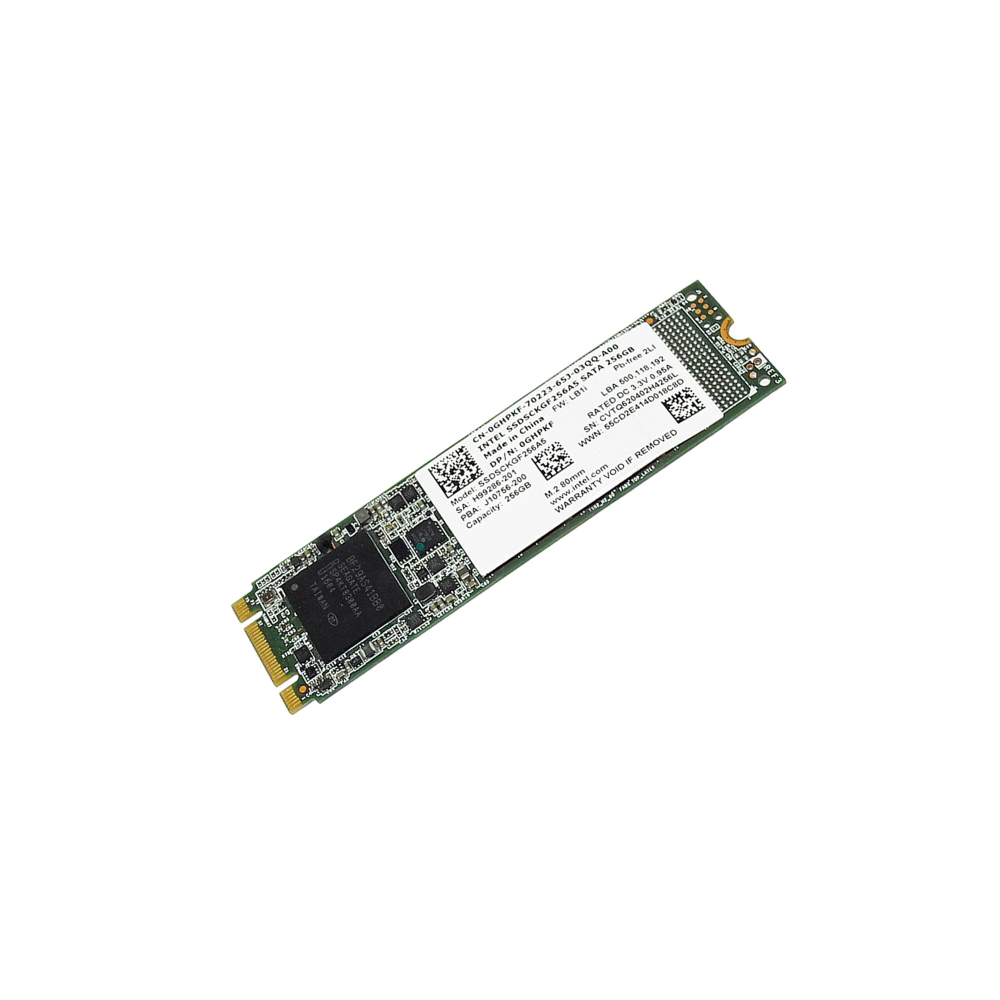 Dell Intel SSDSCKGF256A5 Solid State Drive (SSD) 256 GB M.2 2280 SATA ...