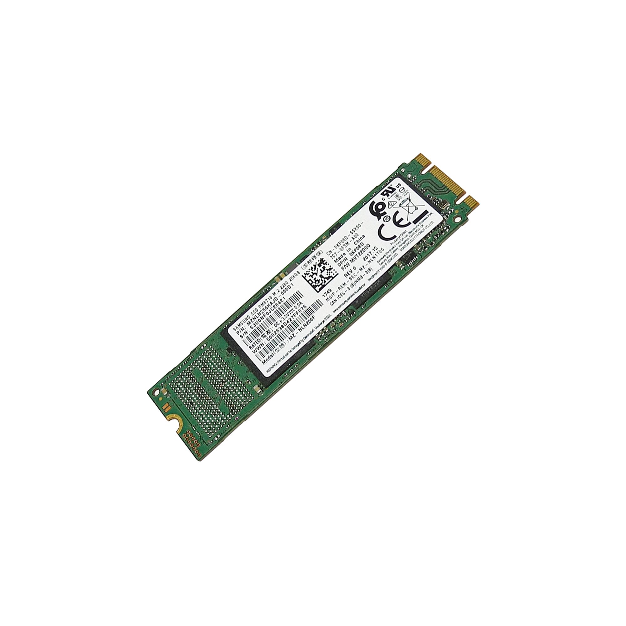 Dell Samsung PM871b Solid State Drive (SSD) 256 GB M.2 2280 SATA 0KP08D