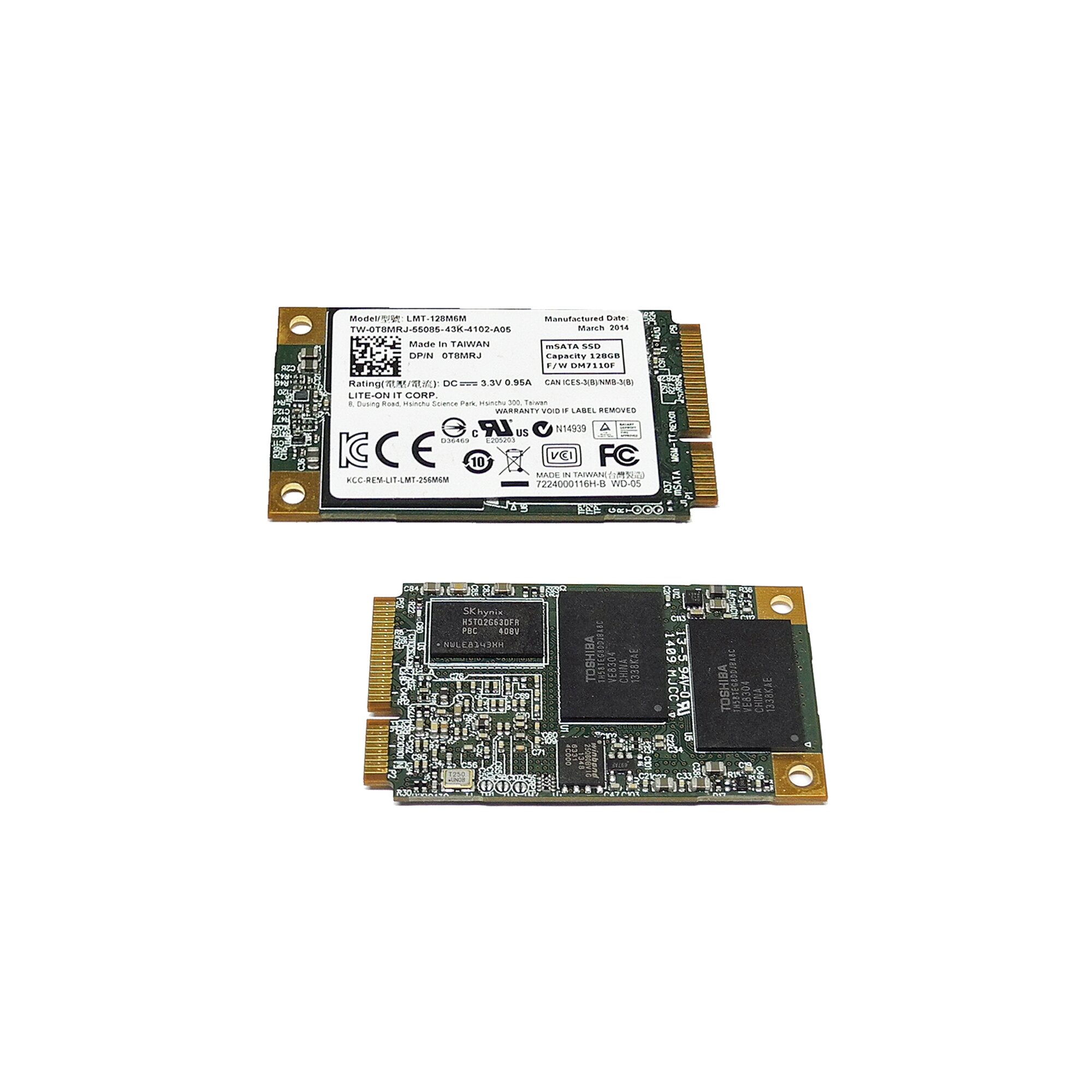 Dell Lite-On LMT-128M6M Solid State Drive (SSD) 128 GB 1.8" mSATA 0T8MRJ
