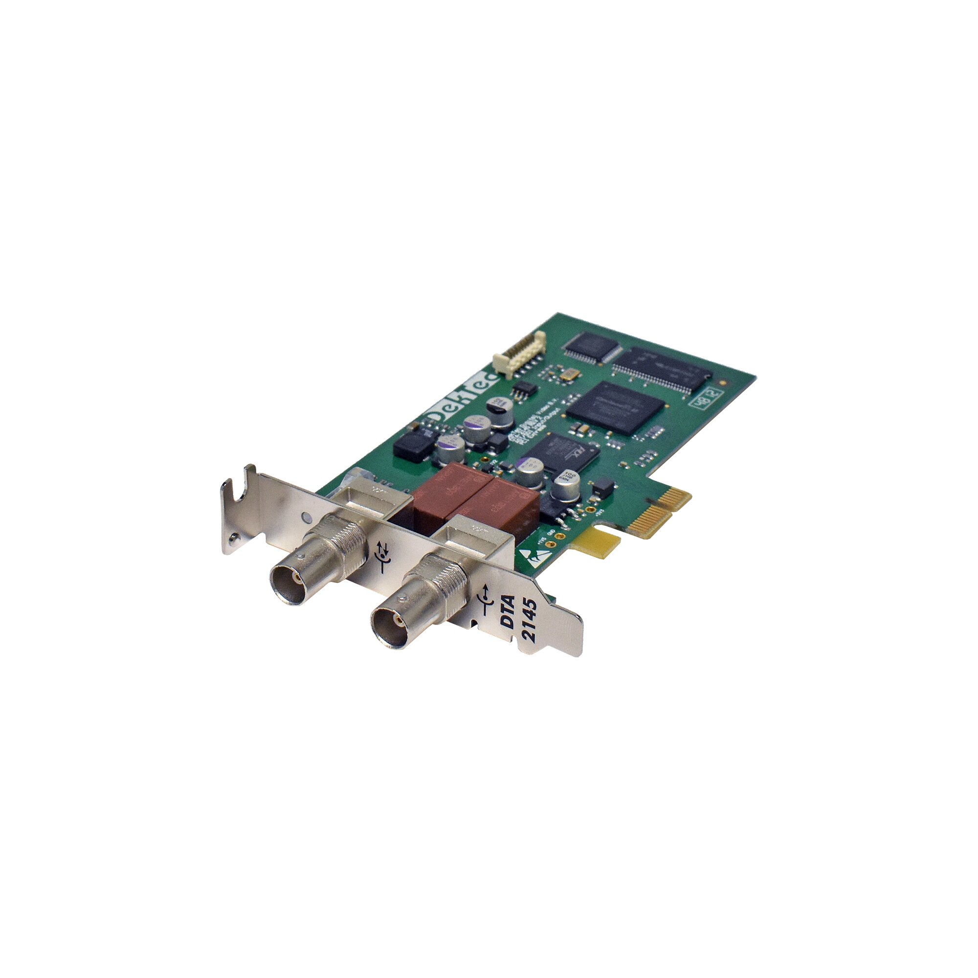 DekTec DTA-2145 ASI/SD-SDI input output with relay bypass for PCIe LP ...