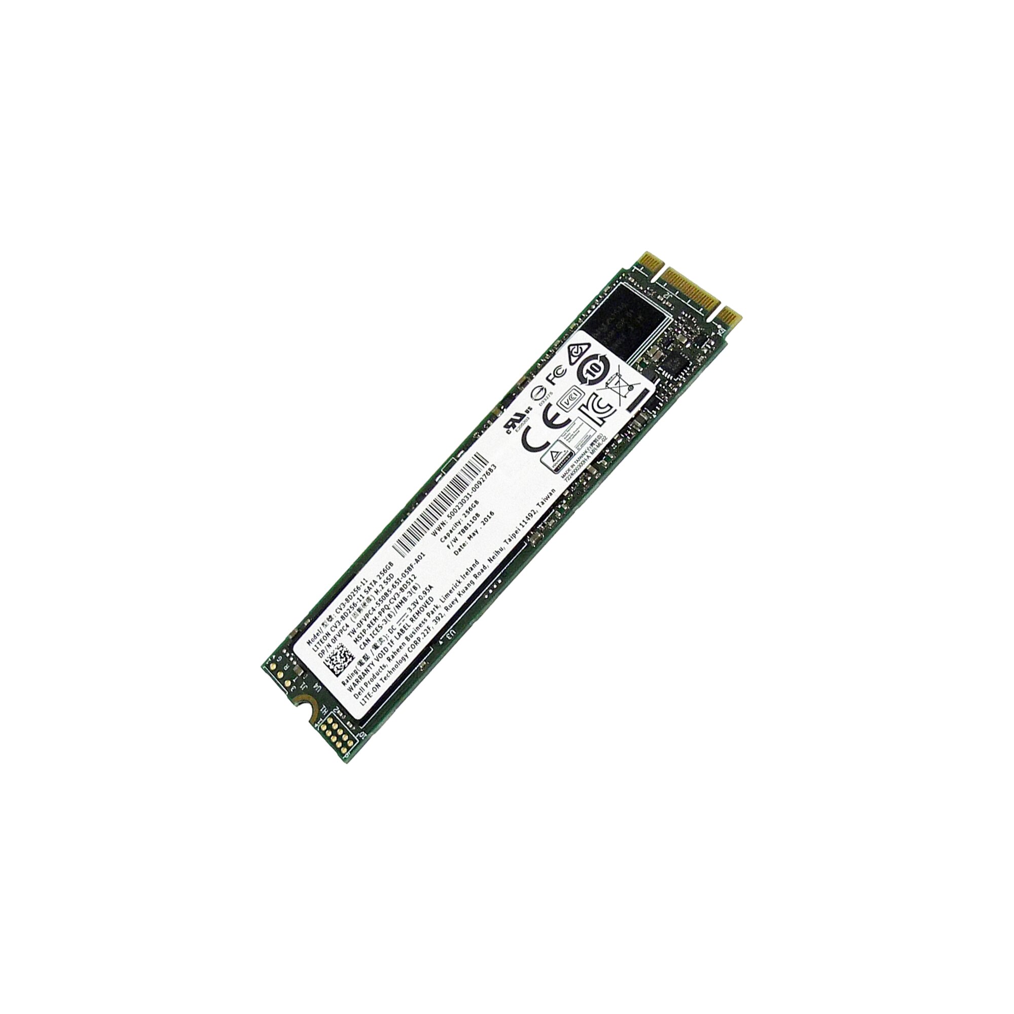 Dell Lite-On CV3-8D256-11 Solid State Drive (SSD) 256 GB M.2 2280 SATA ...
