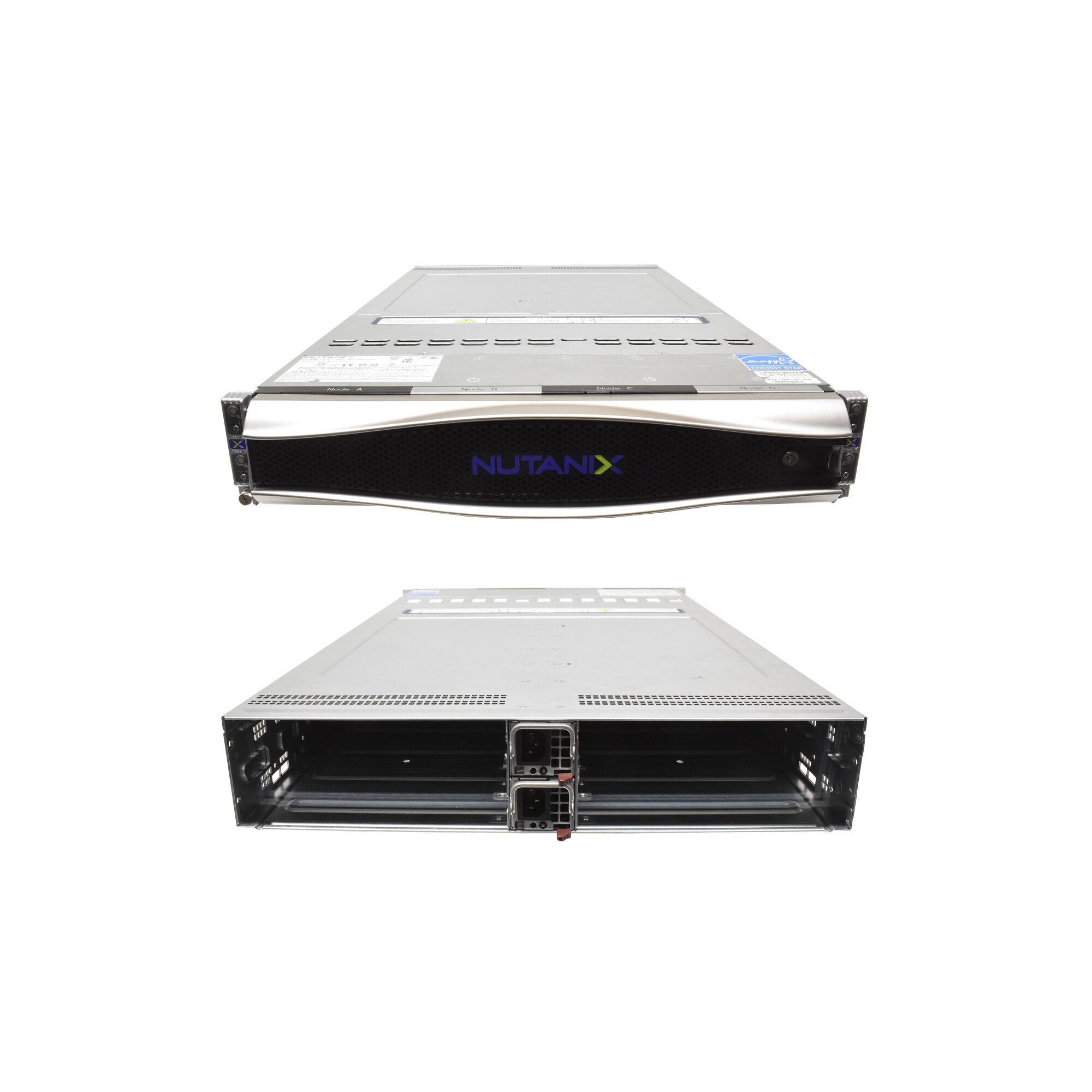 Nutanix 4 Node Server NXS2U4NS24G600 4x Node 2x PSU 2090W CSE-217B 24x ...