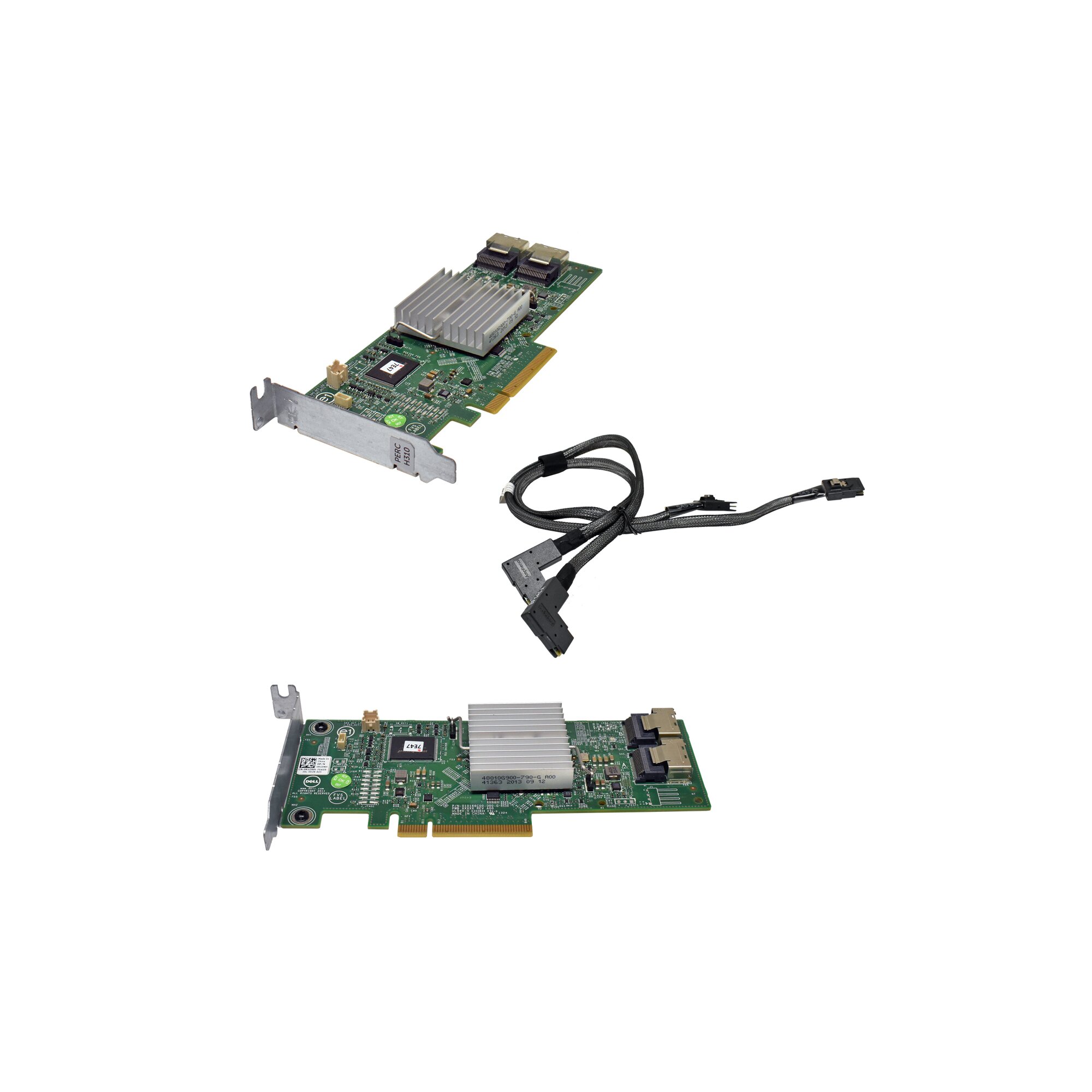 DELL PERC H310 6Gb/s SAS RAID Controller 0R1DNH + SAS Kabel - Piospartslap