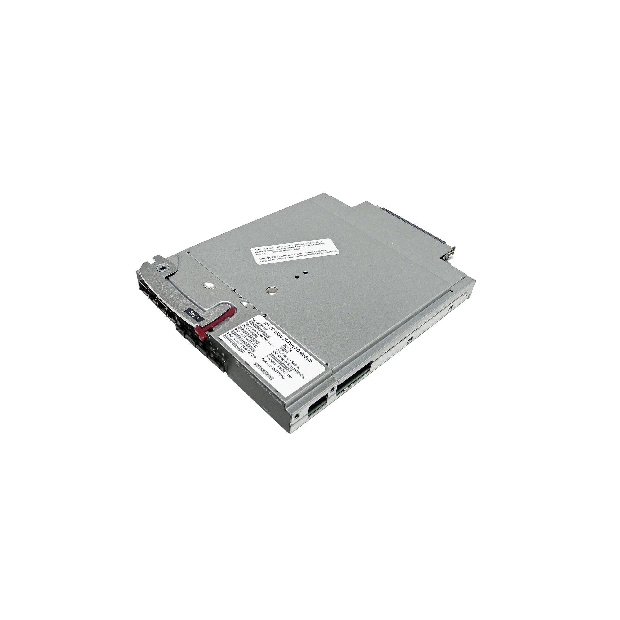 HP VC 16Gb 24-Port FC Module BladeSystem c-Class 751467-001 / 759863 ...