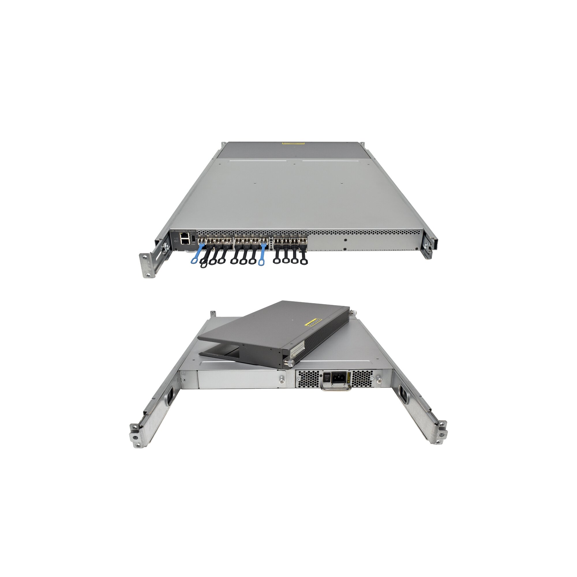 HP SN3000B 16 GB Switch HPE SN3000B 24/12 FC QW937A + Plenum Module ...
