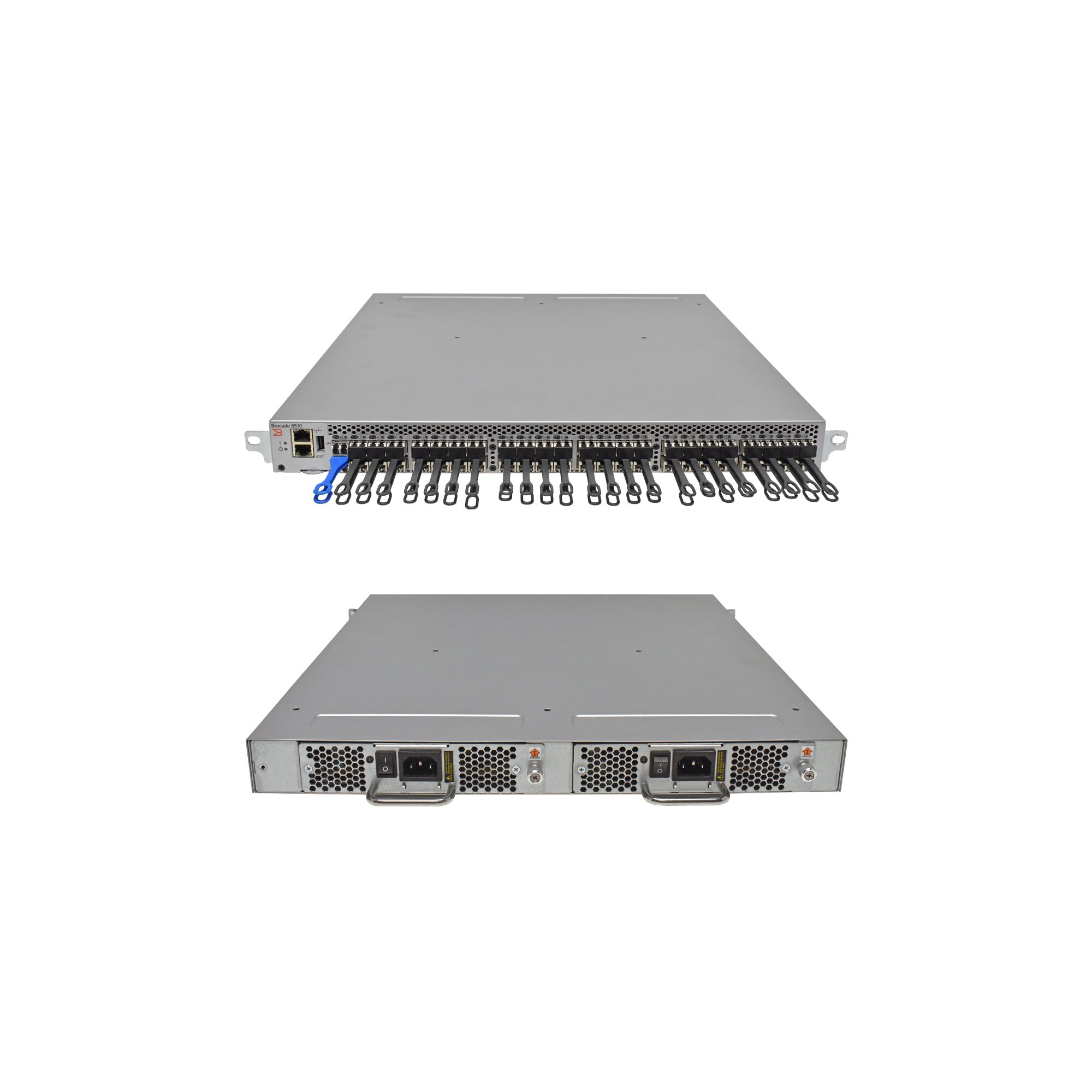 Brocade 6510 NA-6510-24-8G-R 80-1005551-04 16G FC Switch 48 akt. Ports ...