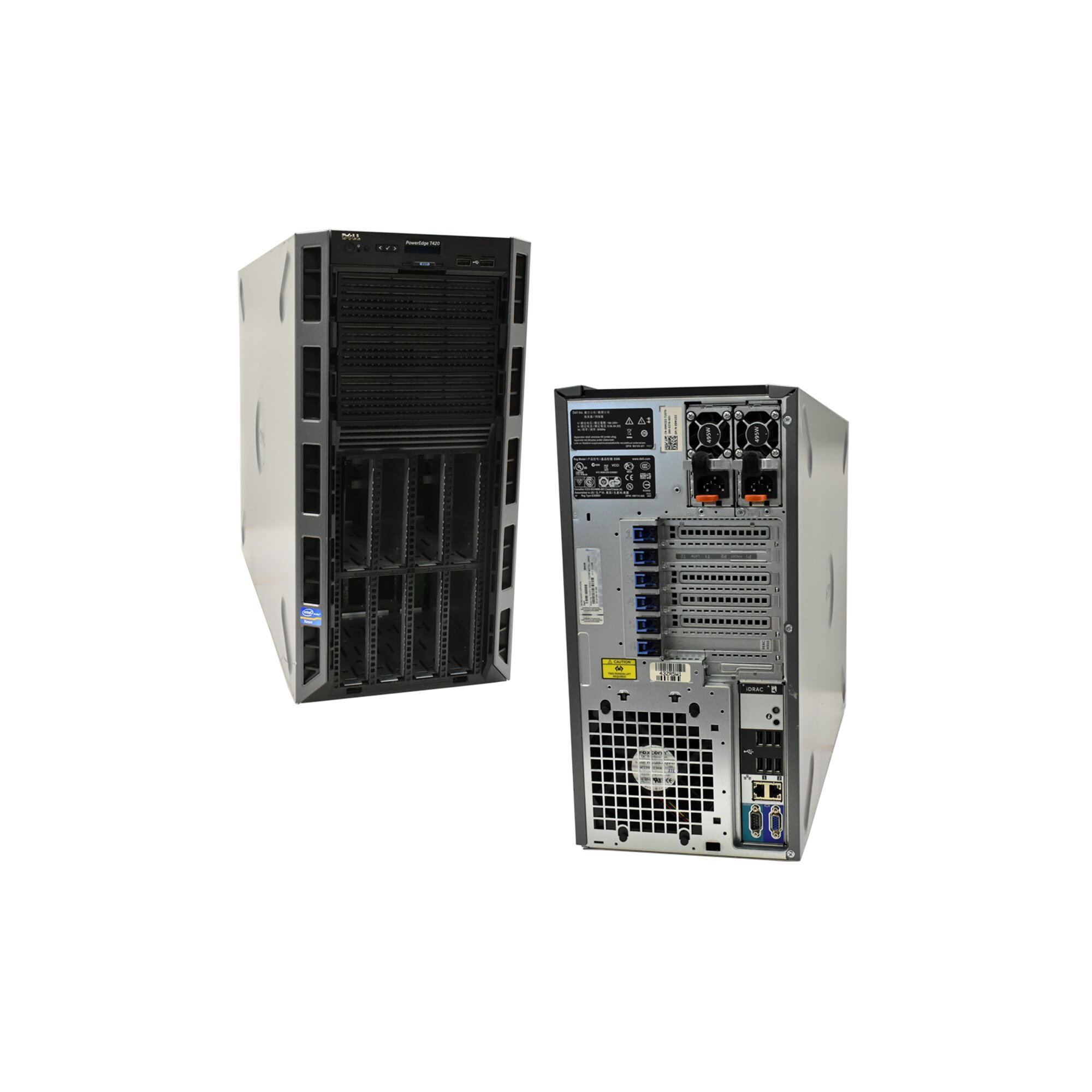 Dell PowerEdge T420 Tower Barebone no CPU no RAM 1x Kühler Heatsink ...