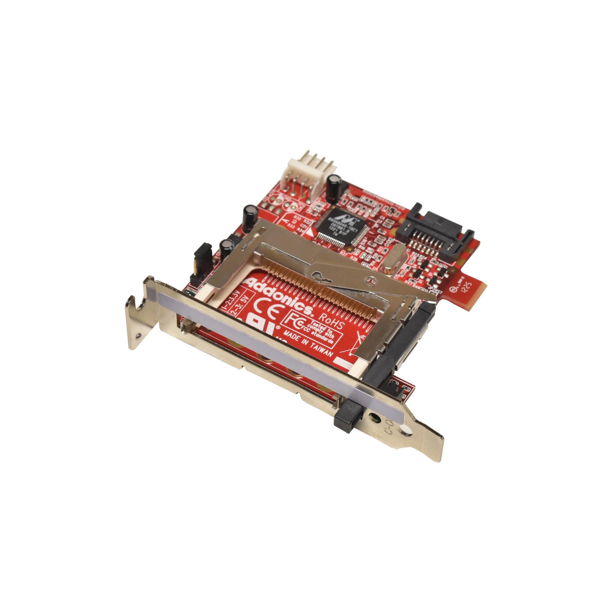 Addonics ADSACF-7MS Compact Flash Card Reader + 4GB CF Card + 2x Kabel LP