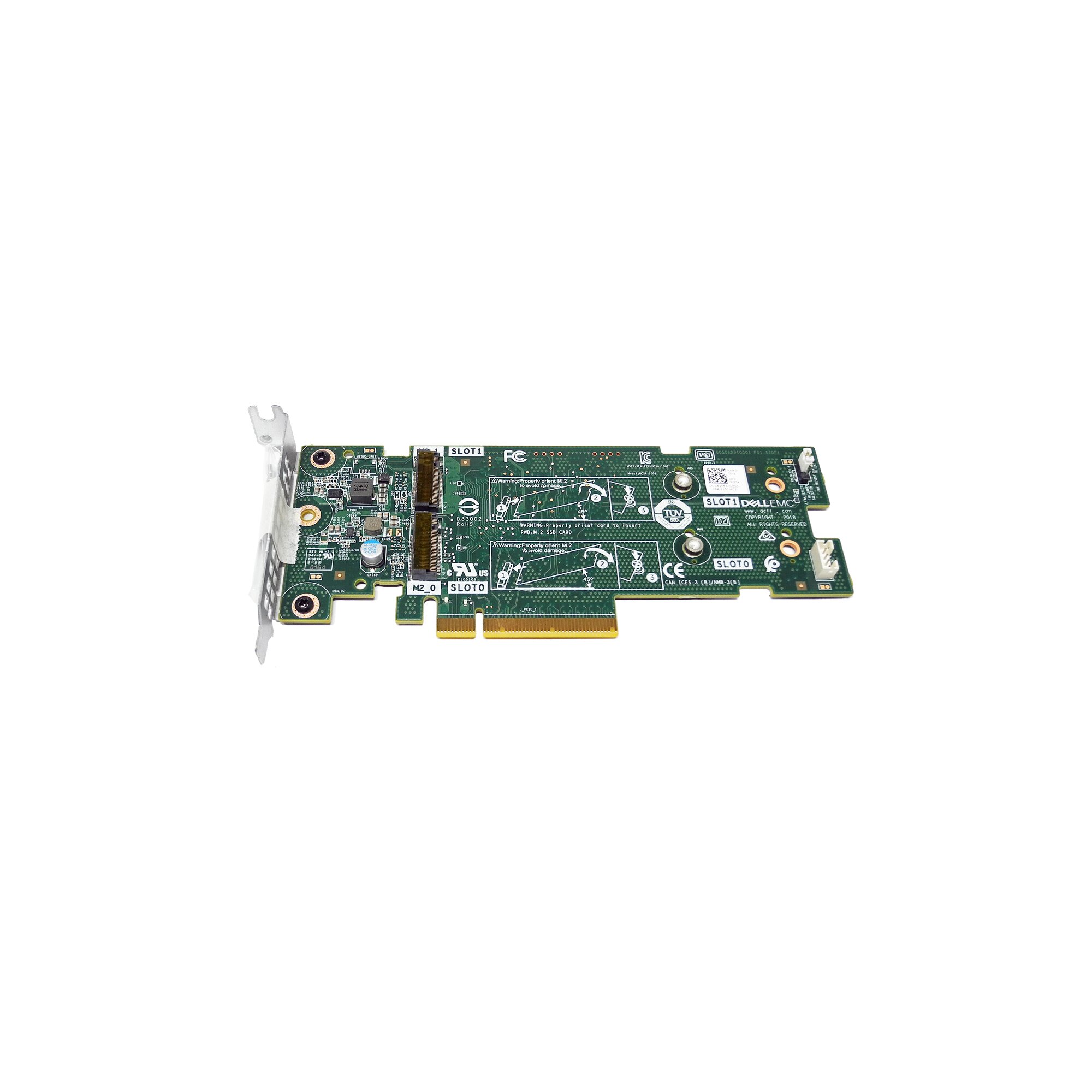 Dell 061F54 BOSS SSD Adapter Card PCI-Express x8 to 2x M.2 2280 SSD ...