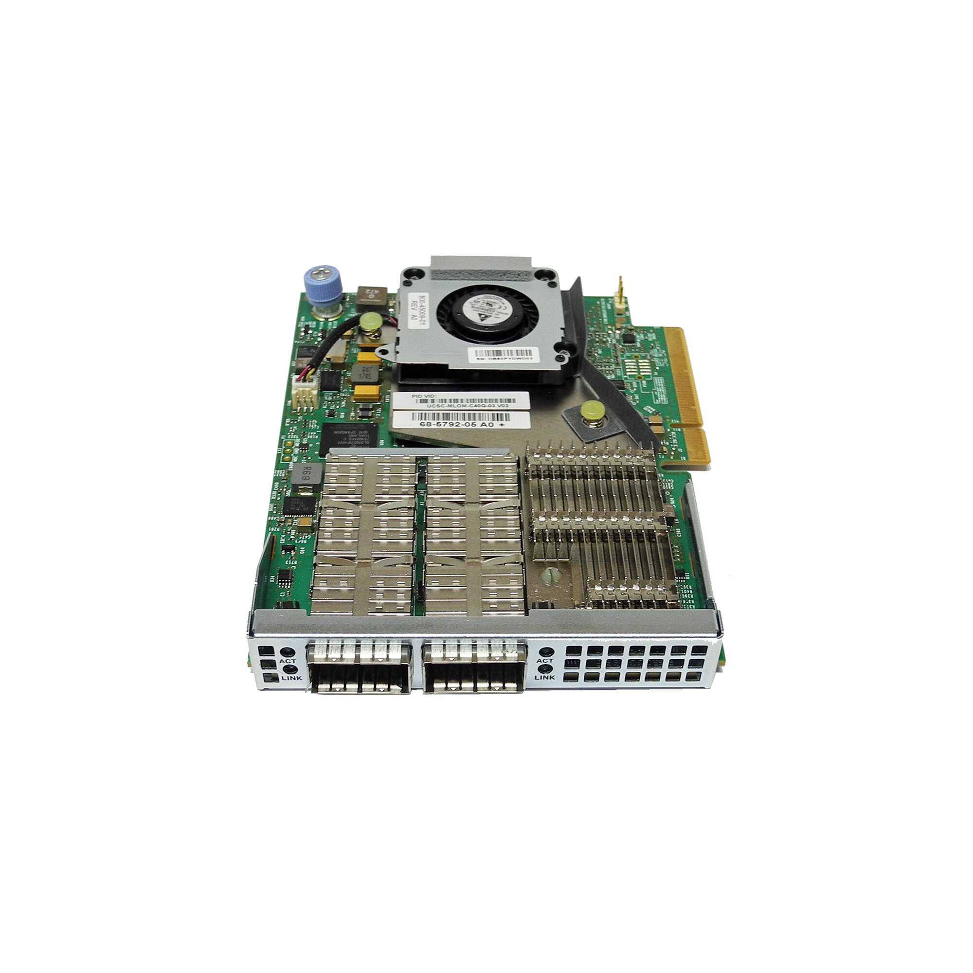 Cisco UCS VIC 1387 Dual-Port 40Gb FCoE PCIe x8 Network Adapter 68-5792 ... Cisco UCS VIC 1387 Dual-Port 40Gb FCoE PCIe x8 Network Adapter 68-5792 ...