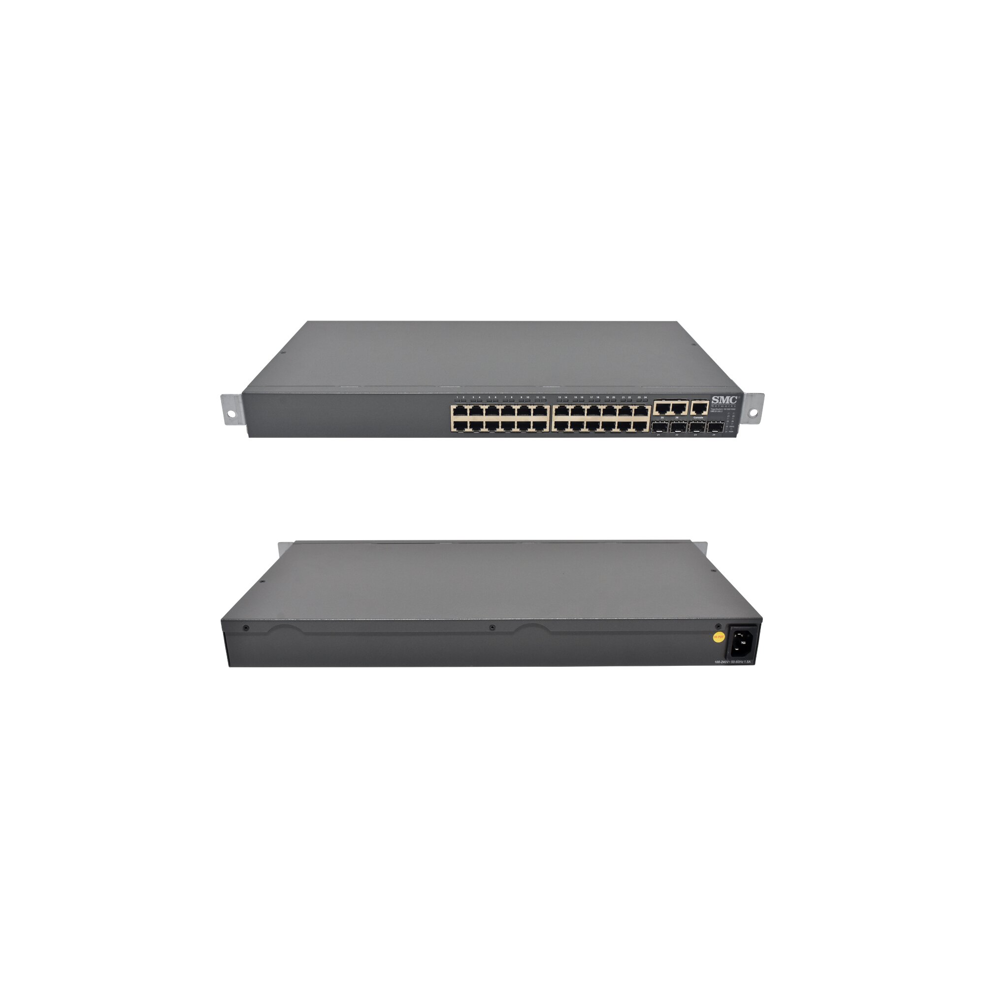 SMC Networks SMC8126L2 Tiger Switch 95P9185 95P9155 26-Port Switch + 4 ...