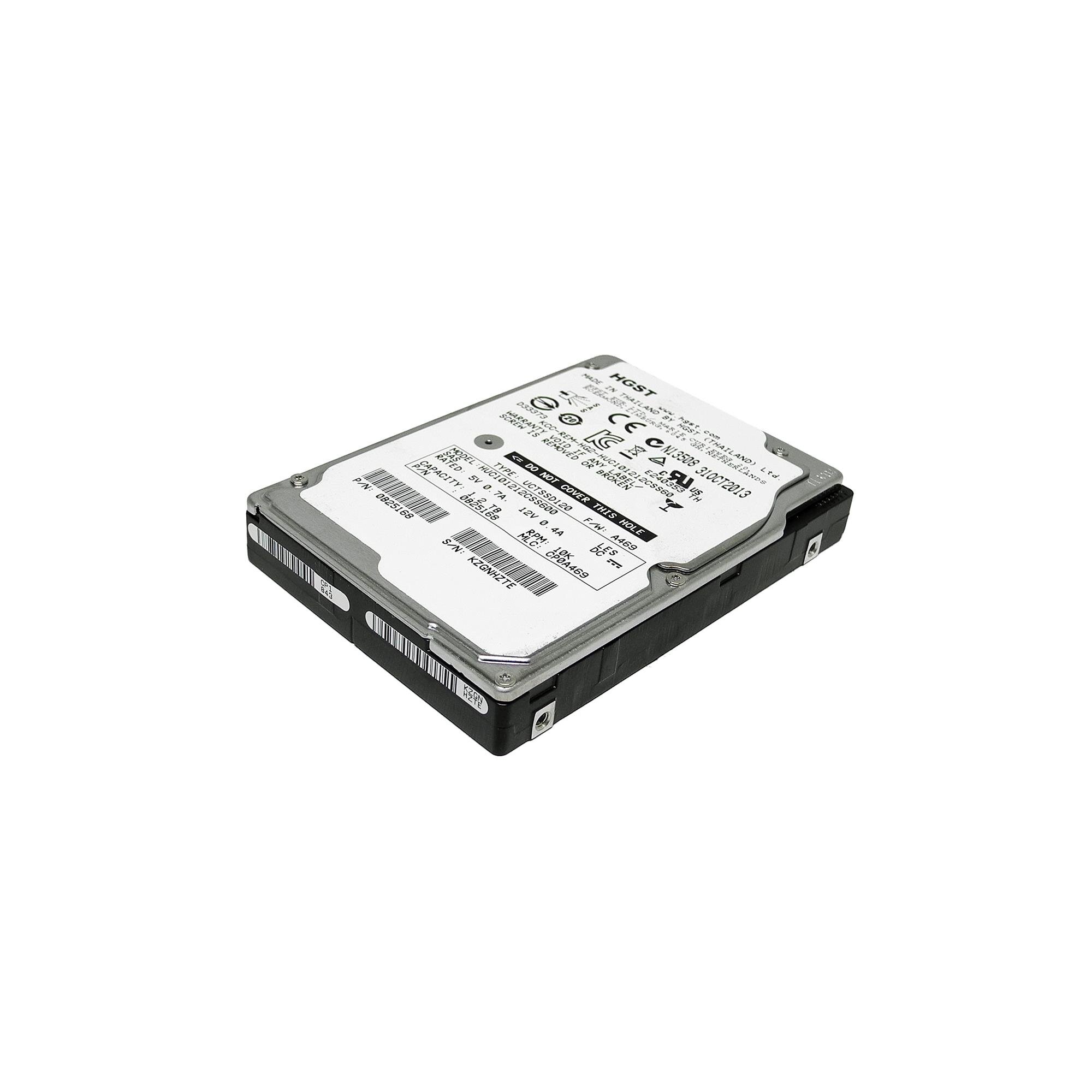 HGST 1.2 TB 2.5“ 10K 6G SAS HDD Festplatte HUC101212CSS600 ohne Rahmen ...