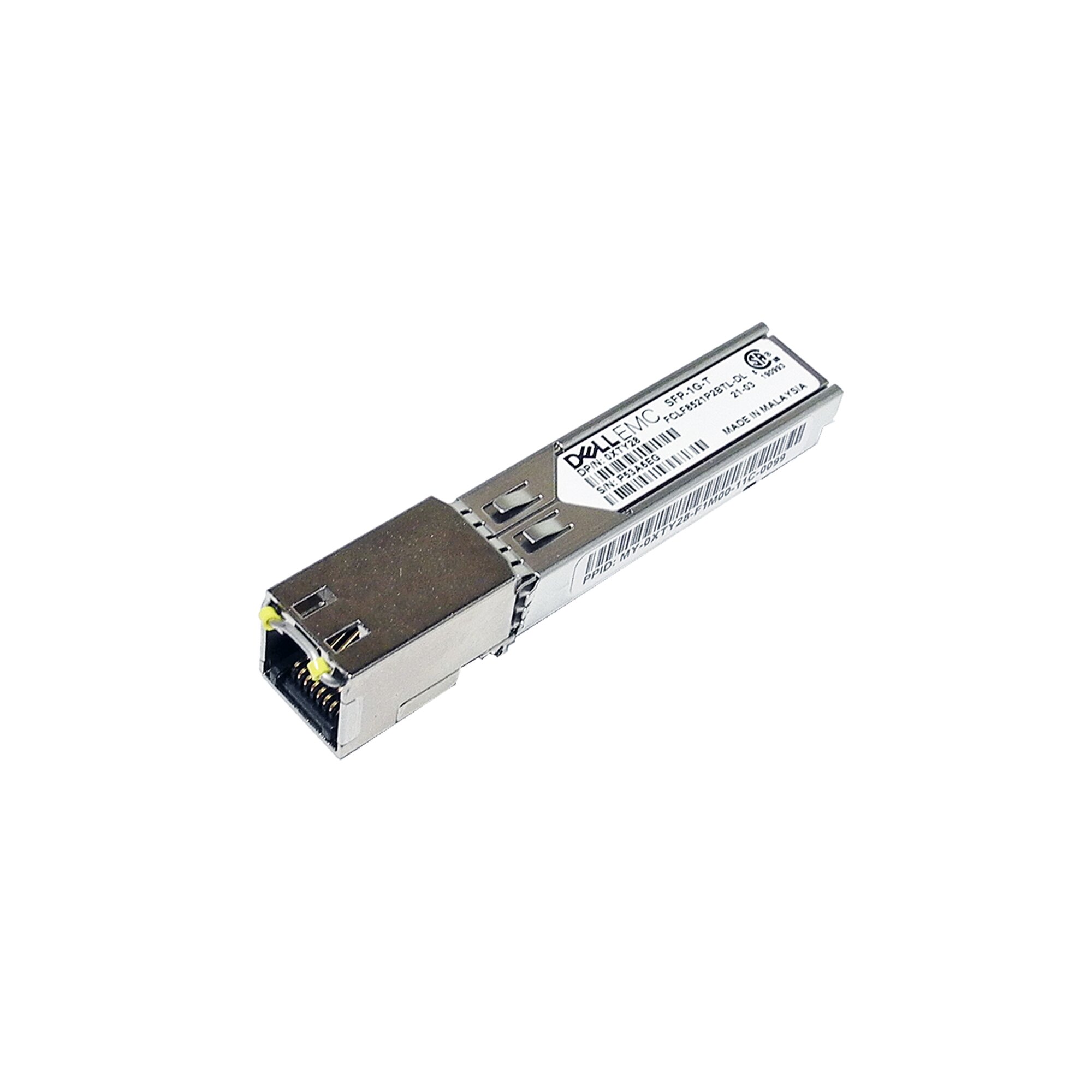 DELL EMC Original SFP-1G-T 1000Base-T 100 m Transceiver Module 0XTY28 ...
