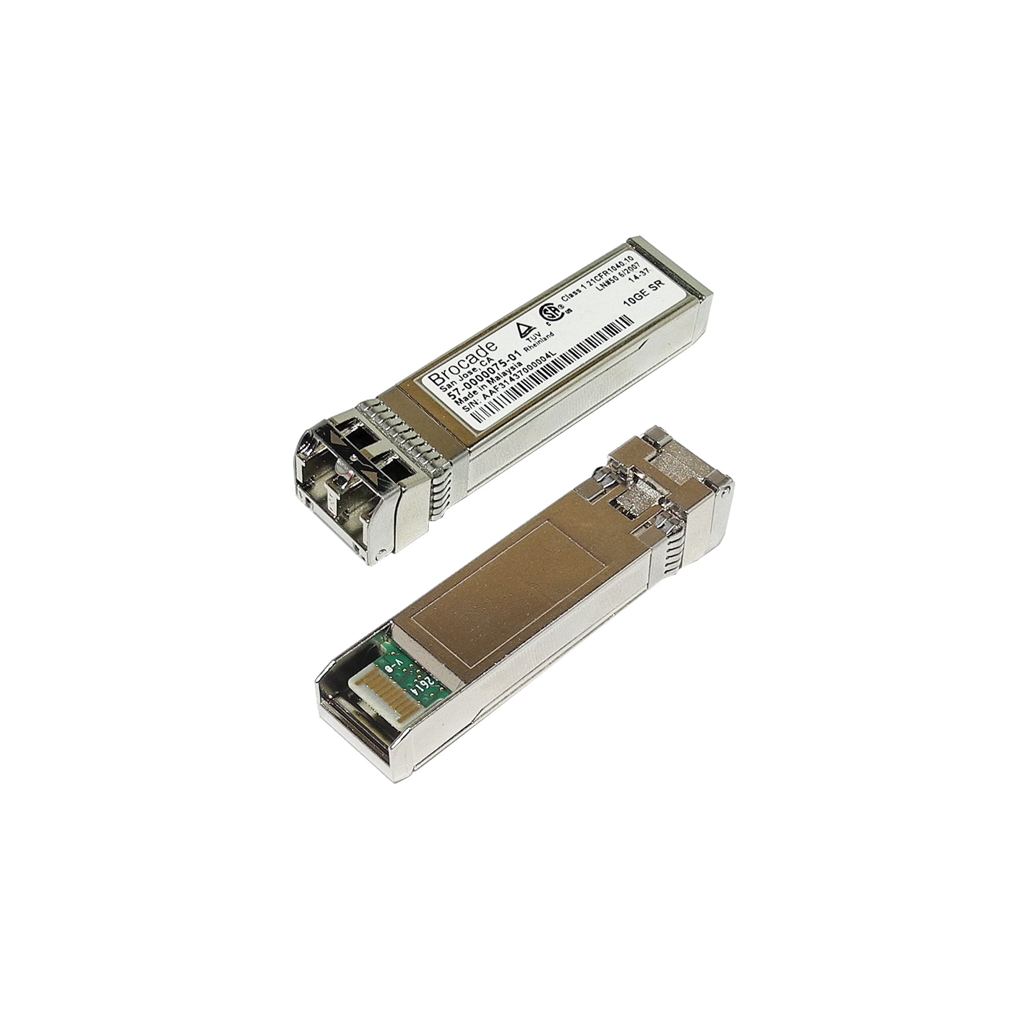 Brocade 57-0000075-01 10Gb SR 850nm 300m FC SFP+ Transceiver Module ...