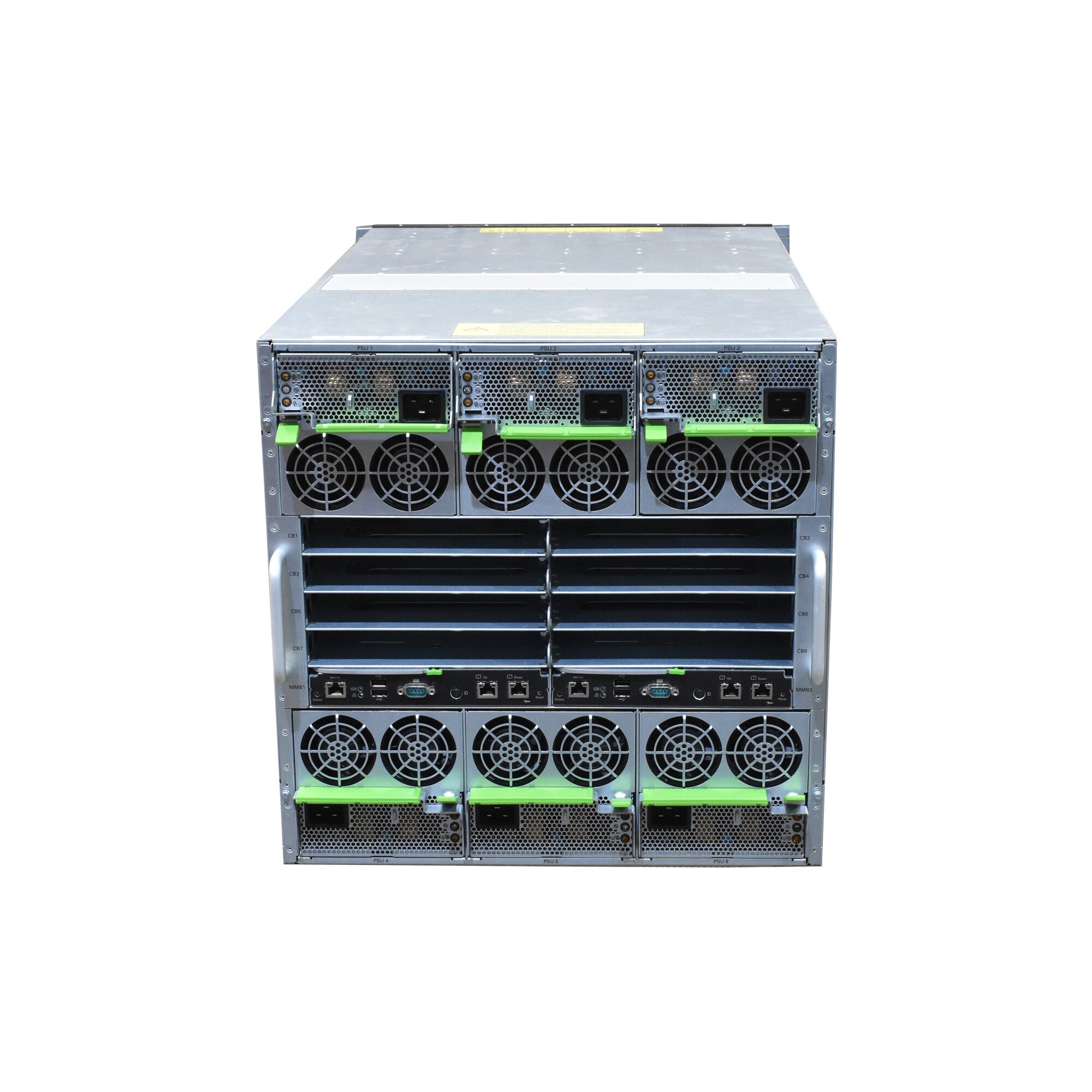 Fujitsu Bladecenter Primergy BX900 S2 mit 2x Management Blade S1 ...