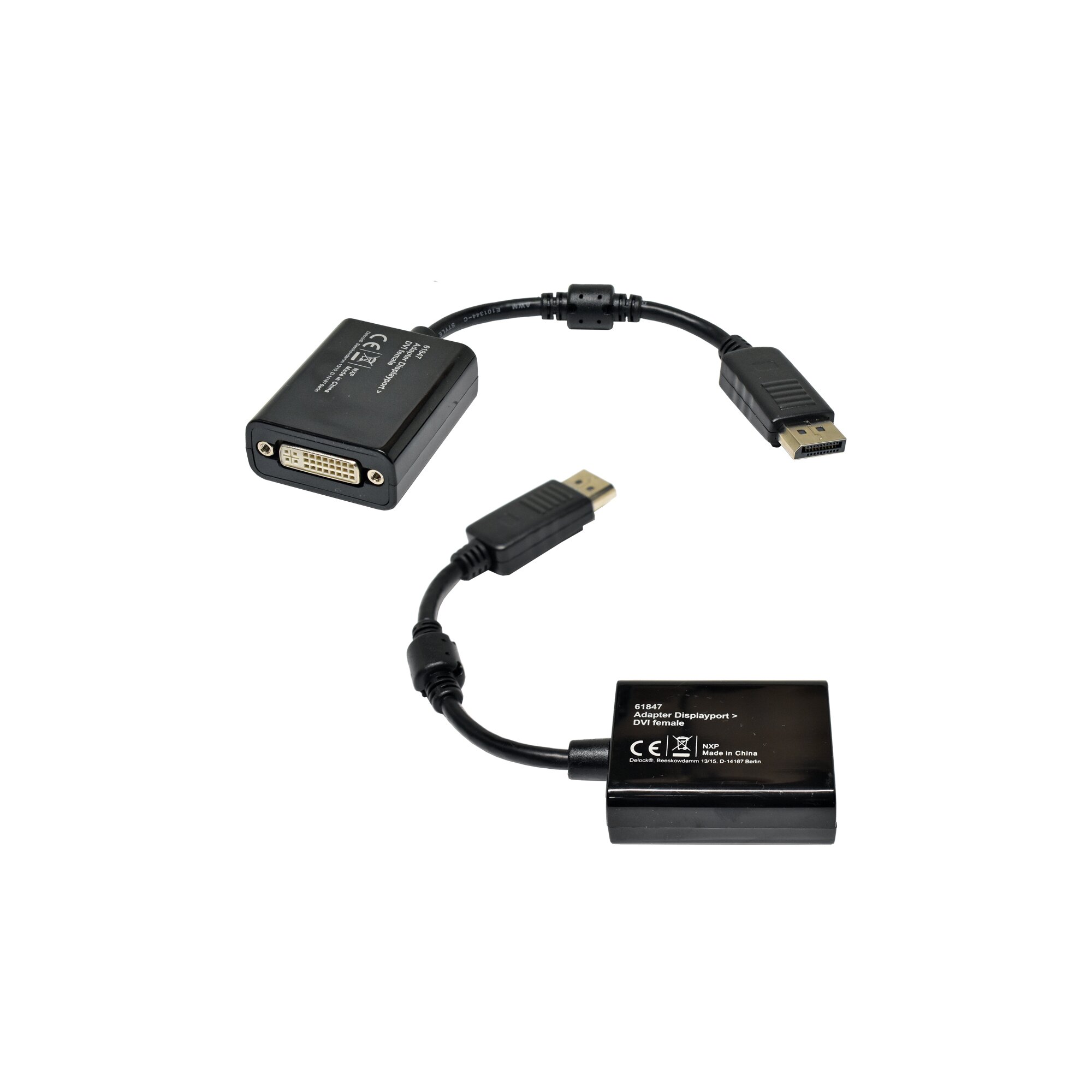 Delock 61847 Adapter Displayport - DVI-I (Dual link) female - Piospartslap