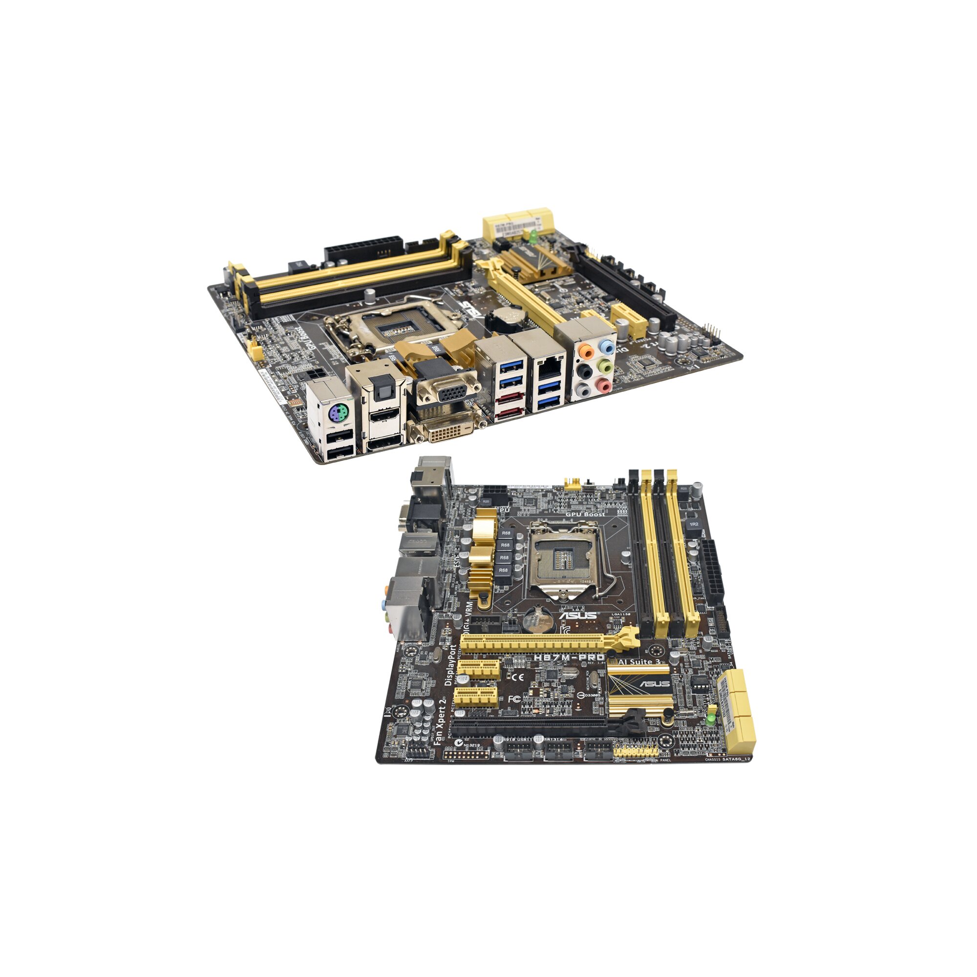 Asus Micro ATX Mainboard H87M-PRO Intel LGA1150/H3 Dual Channel DDR3 - Piospartslap