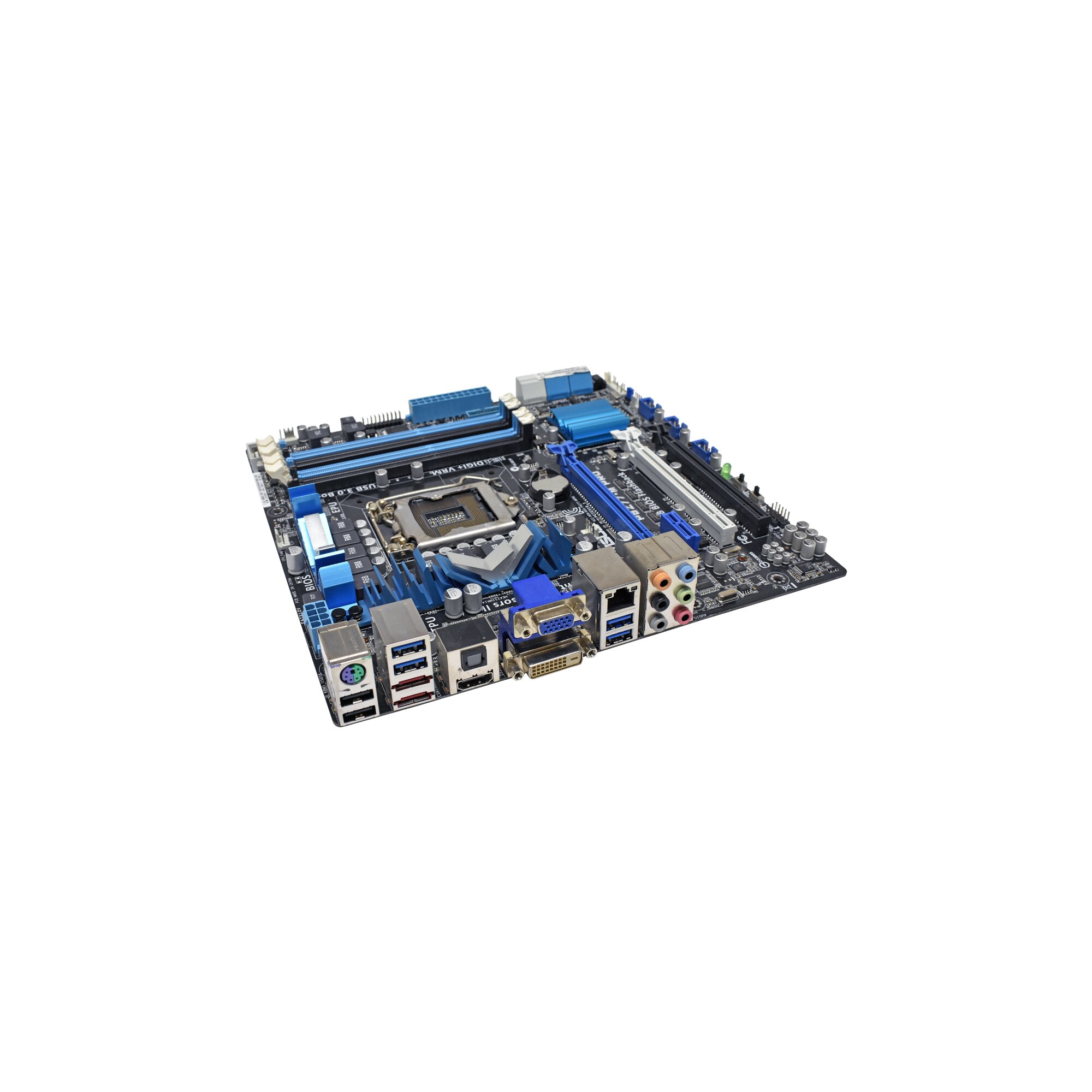 Asus Micro ATX Mainboard P8Z77-M PRO Intel LGA1155/H2 DDR3 - Piospartslap