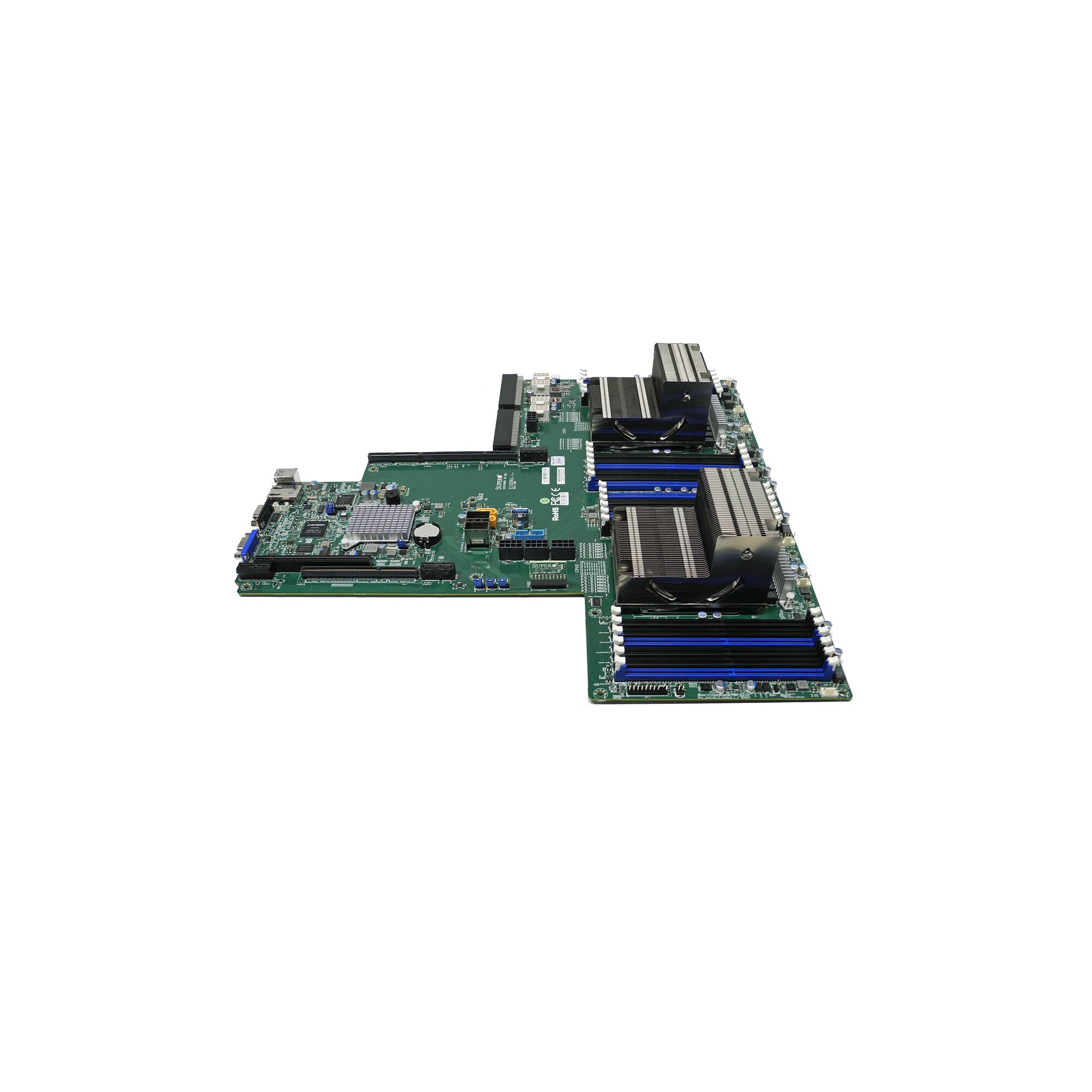 Supermicro ATX Mainboard X10DRU-i+ LGA 2011 Socket 2x Kühler SNK ...