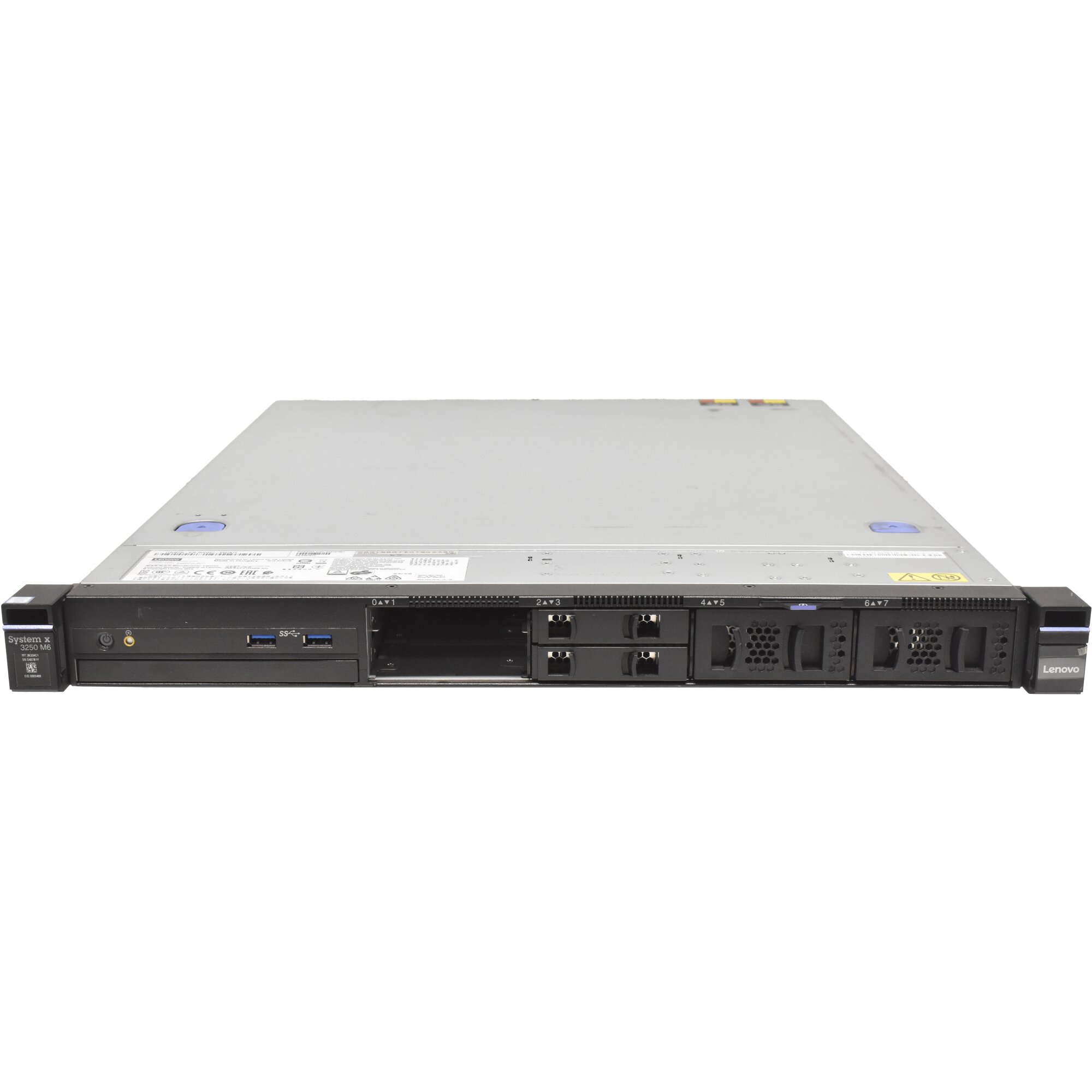 Lenovo System x3250 M6 Server ohne CPU ohne RAM 2x Kühler 8x SFF 2,5 1x ...