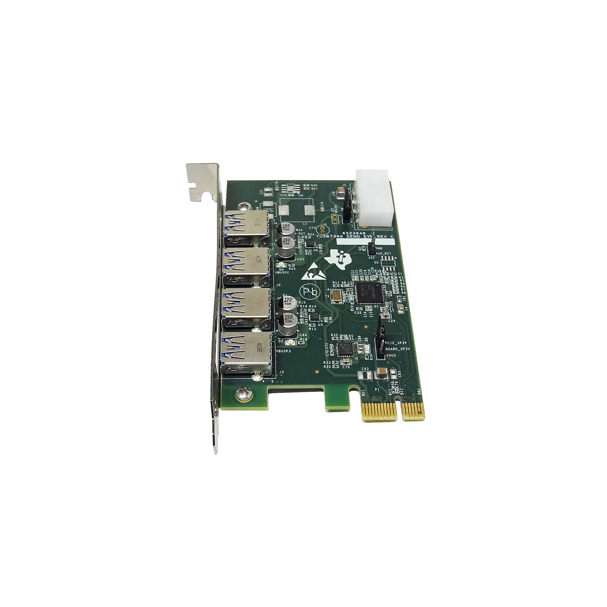 Texas Instruments TUSB7340 EVM 4-Port USB 3.0 Super Speed PCI-Express ...