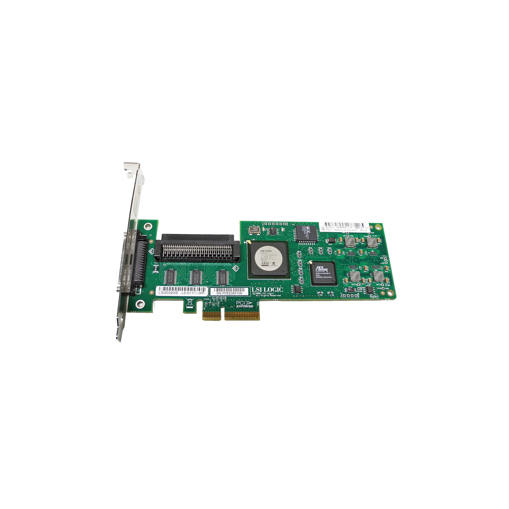 LSI Logic LSI20320IE Single-Port Ultra320 SCSI PCIe x4 Controller L3 ...