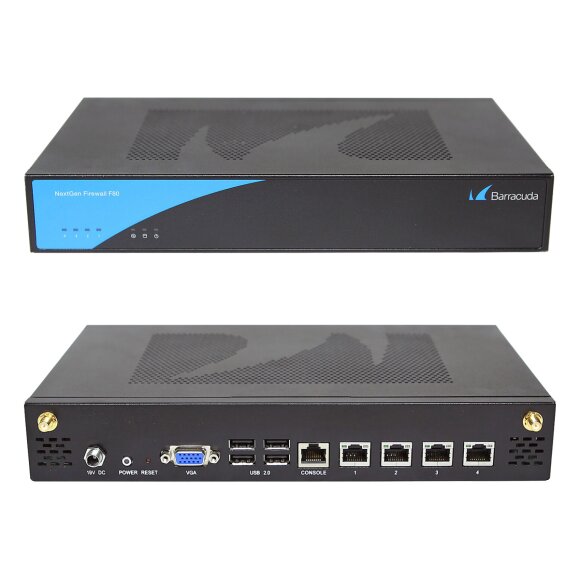 Barracuda NextGen Firewall F80 4-Port 1Gbps BNHW025 BNGF80A 9S9-S140 ...